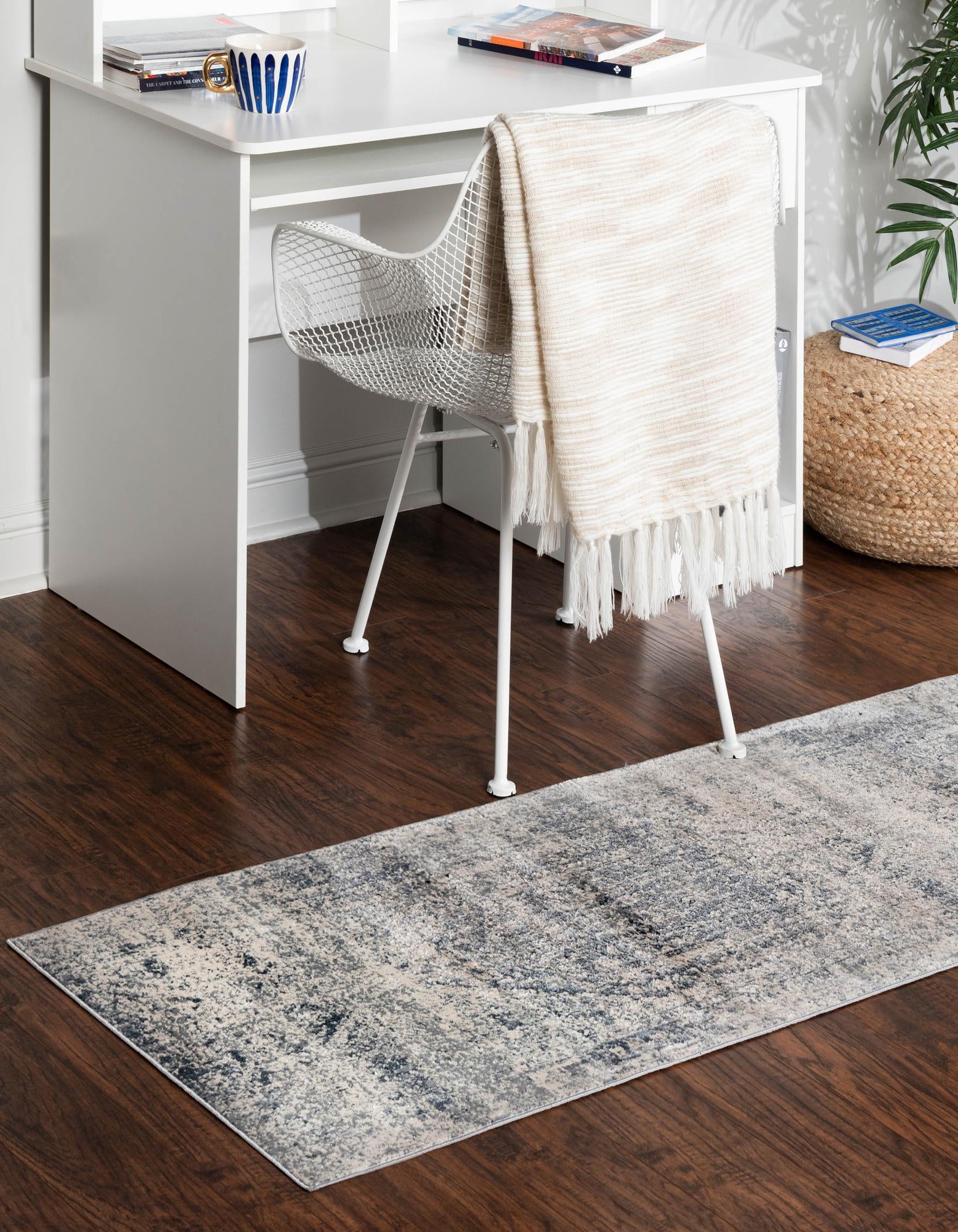 Gray 3' x 13' Eliza Runner Rug | Rugs.com