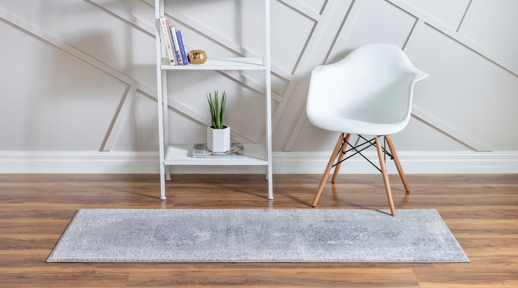 Gray 2' x 7' 1 Oregon Runner Rug | Rugs.com