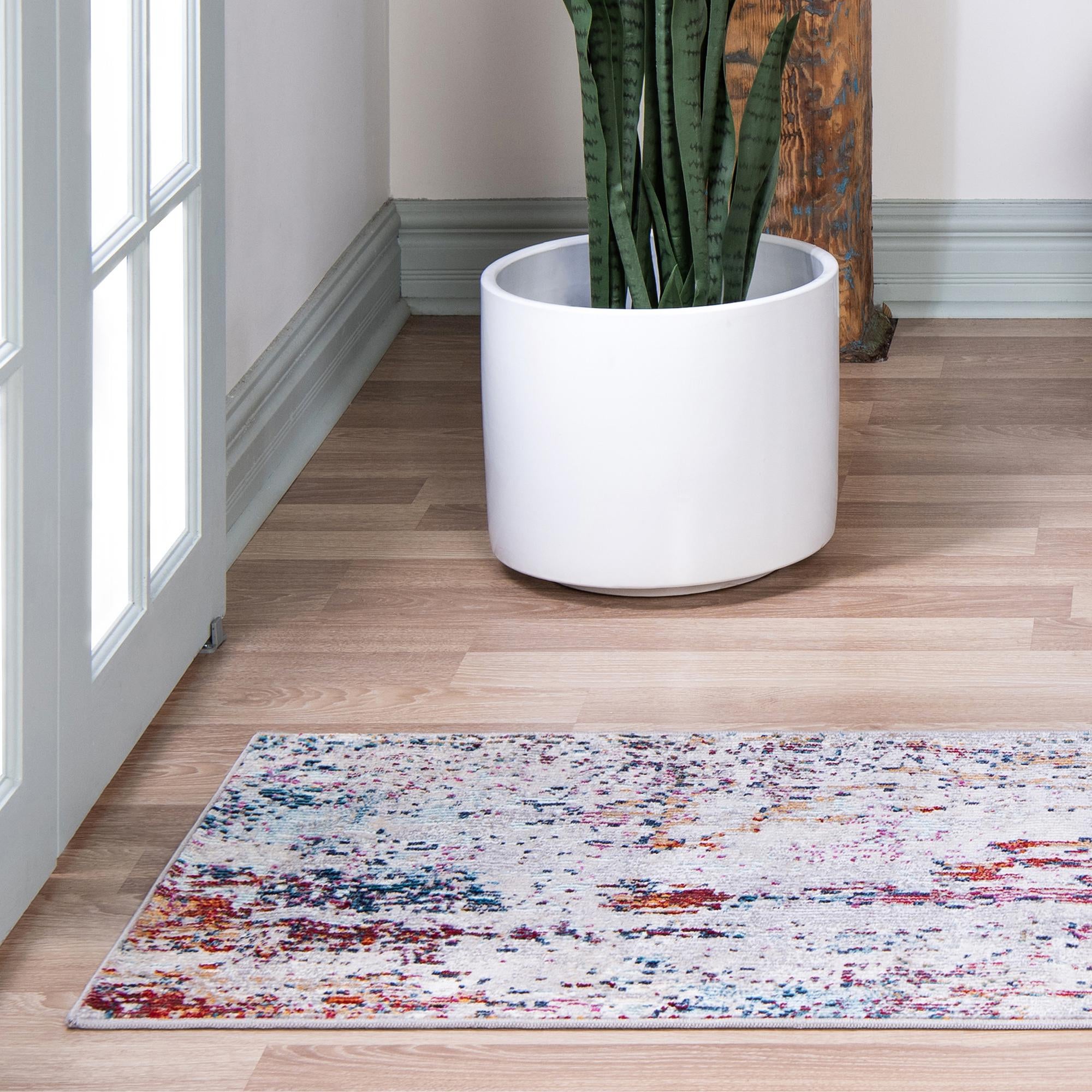 Gray 2' 2 x 6' Starlight Runner Rug | Rugs.com