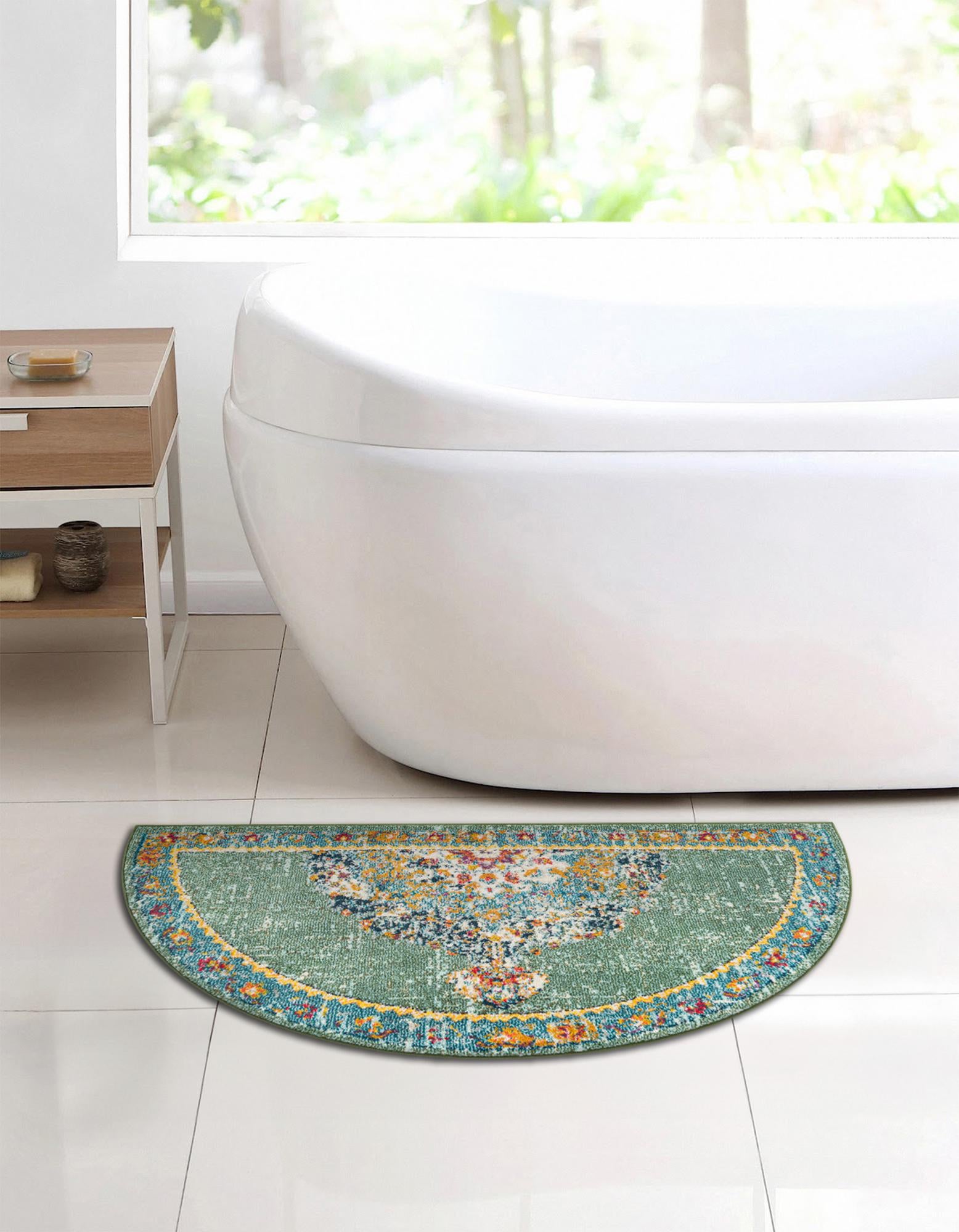 Green 2' 2 x 3' 7 Madeline Hearth Rug | Rugs.com