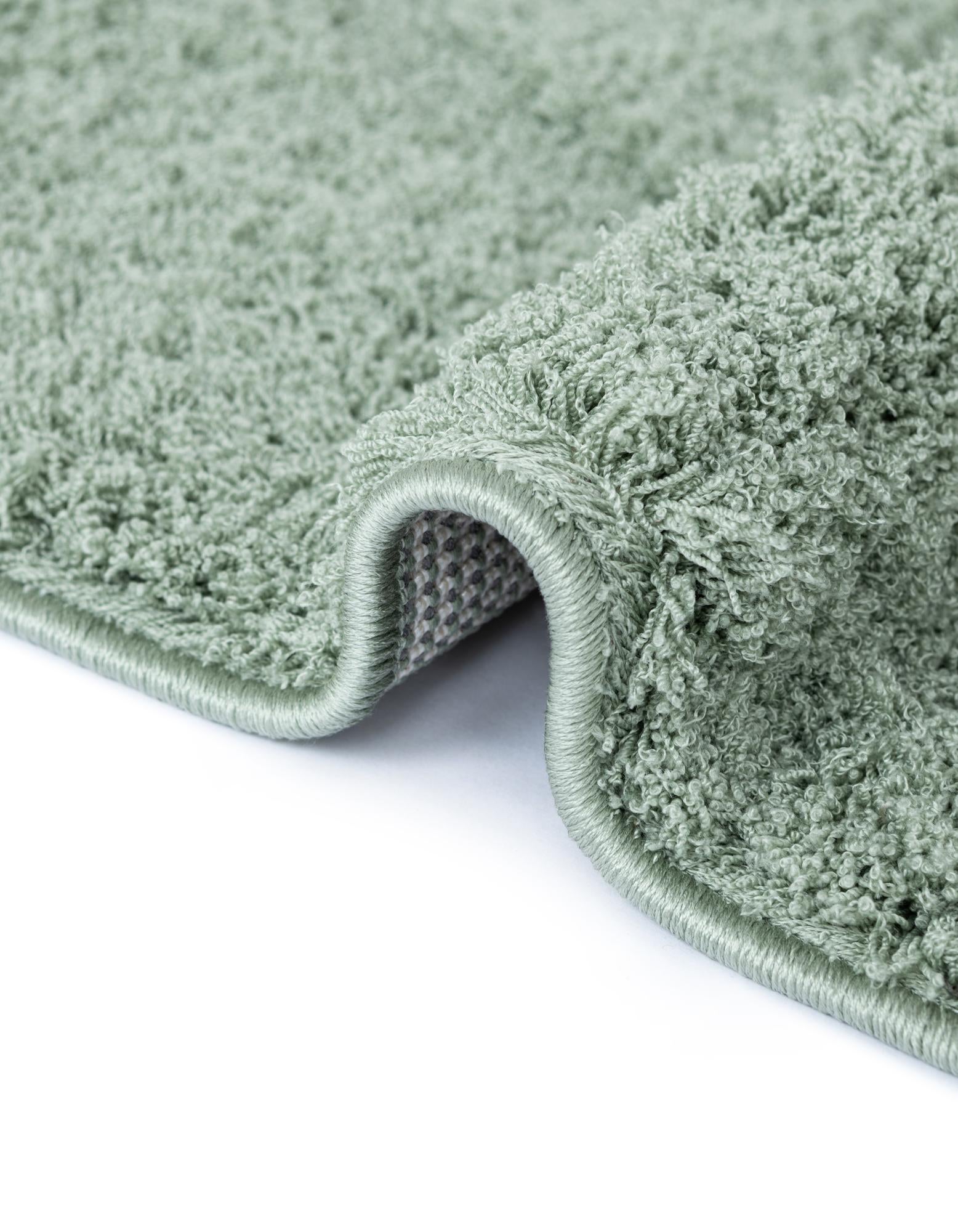 Green 4' x 6' Botanical Shag Rug | Rugs.com