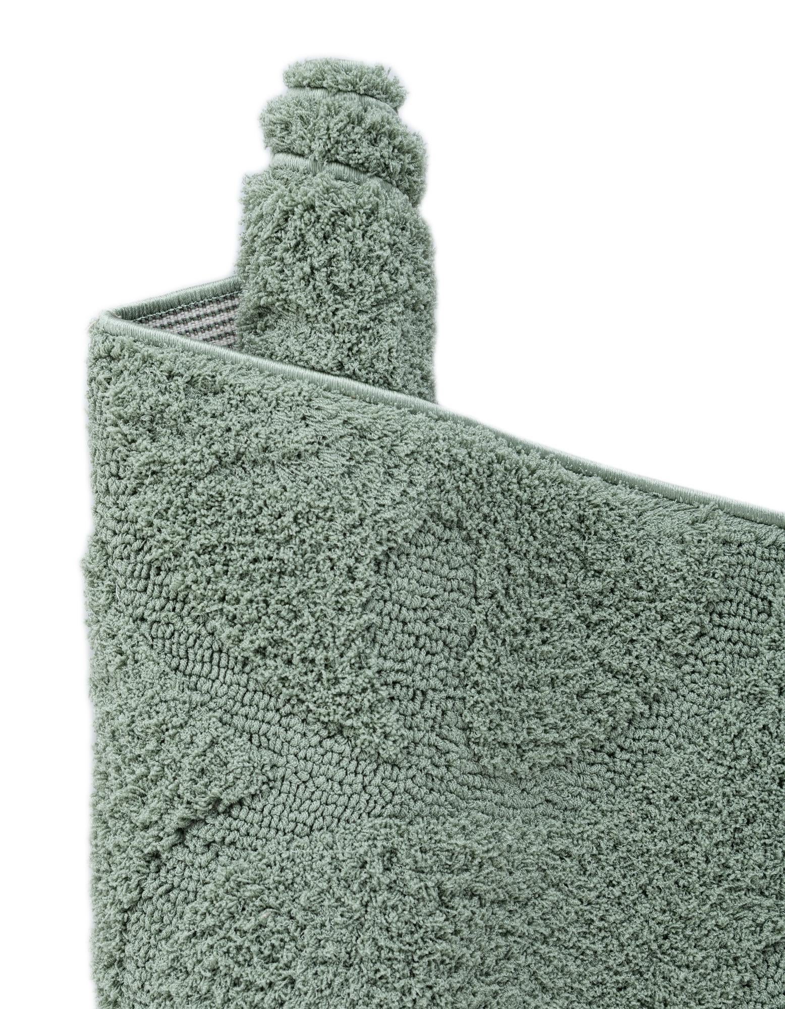 Green 4' x 6' Botanical Shag Rug | Rugs.com