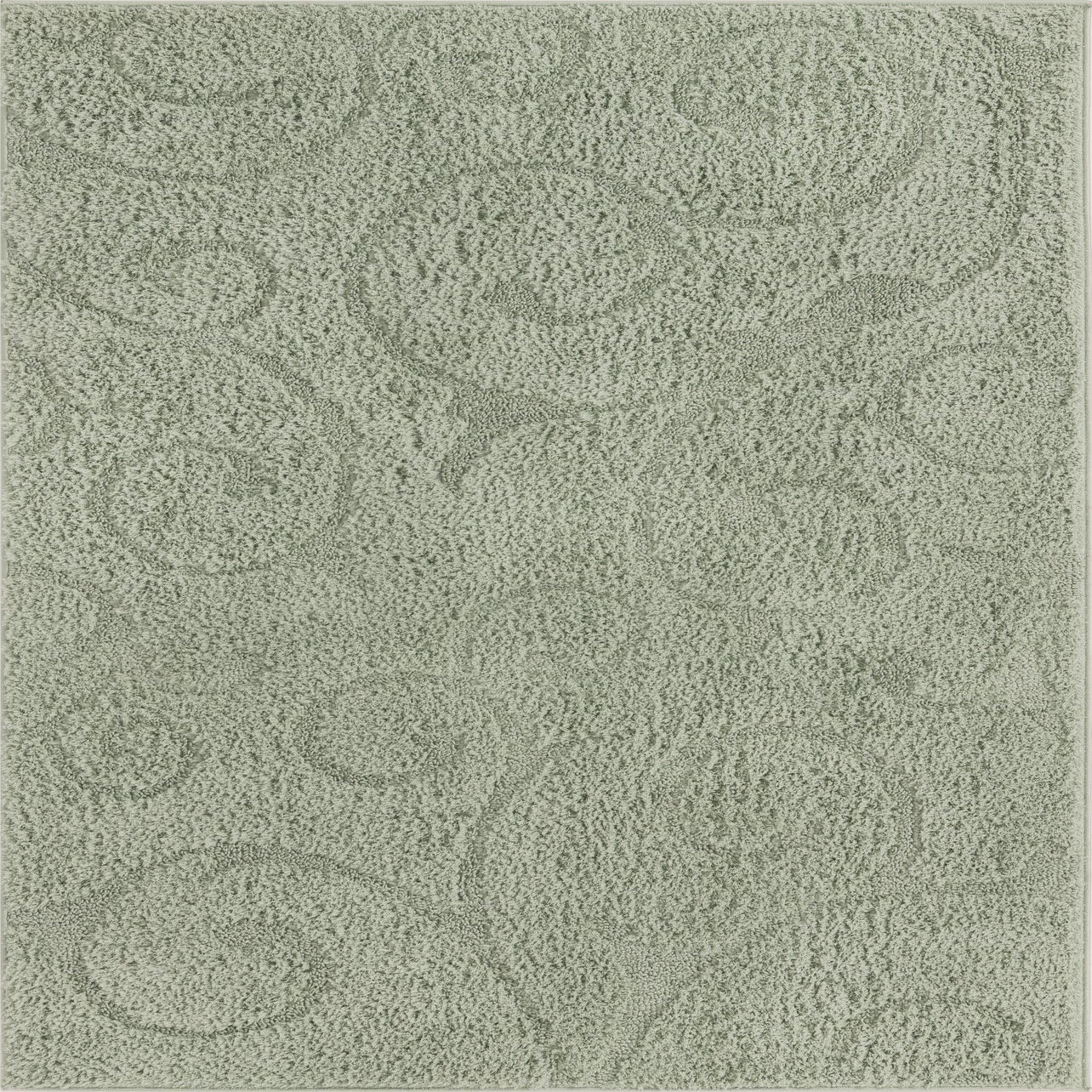 Green 4' x 6' Botanical Shag Rug | Rugs.com