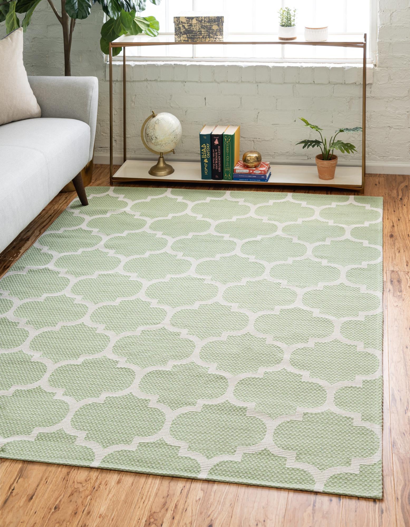 Green 8' 5 x 11' 4 Georgia Rug | Rugs.com