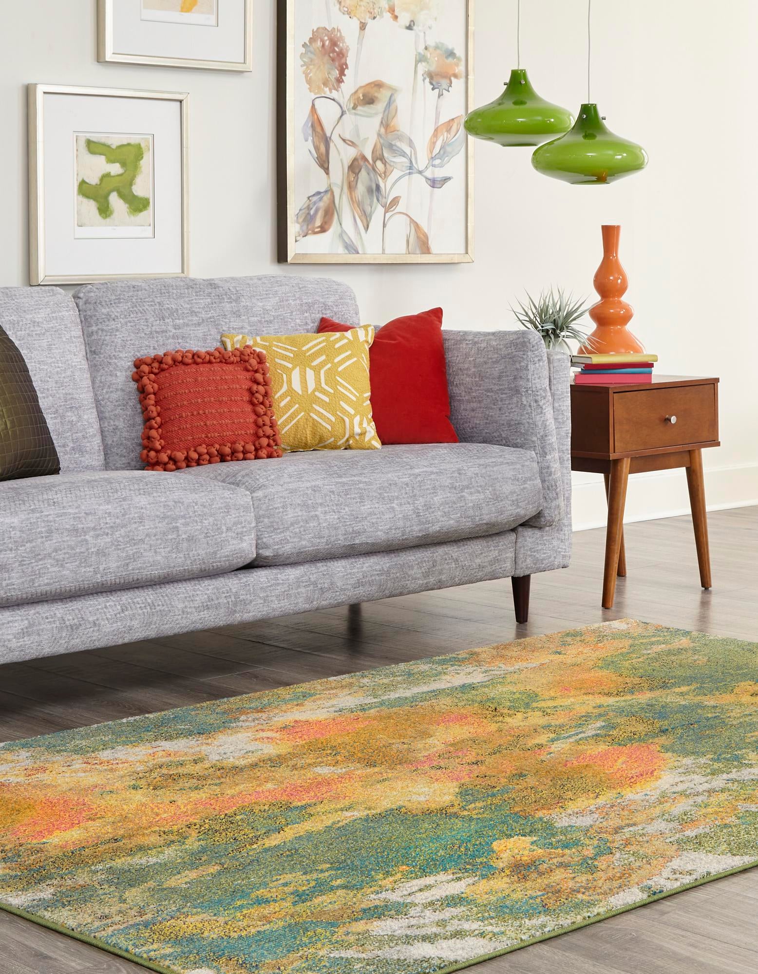 Green 9' x 12' Haerfest Rug | Rugs.com