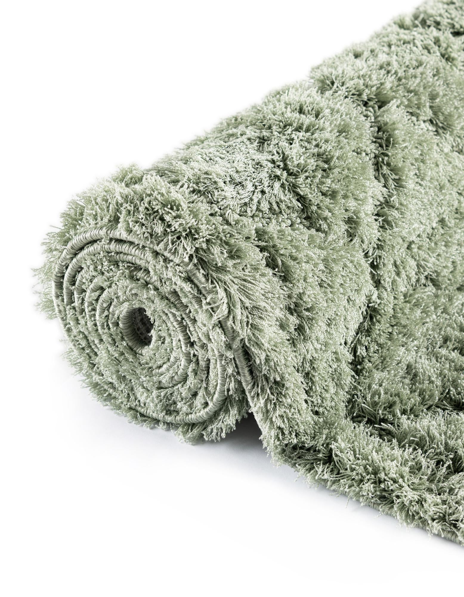 Green 9' x 12' 2 Lattice Shag Rug | Rugs.com