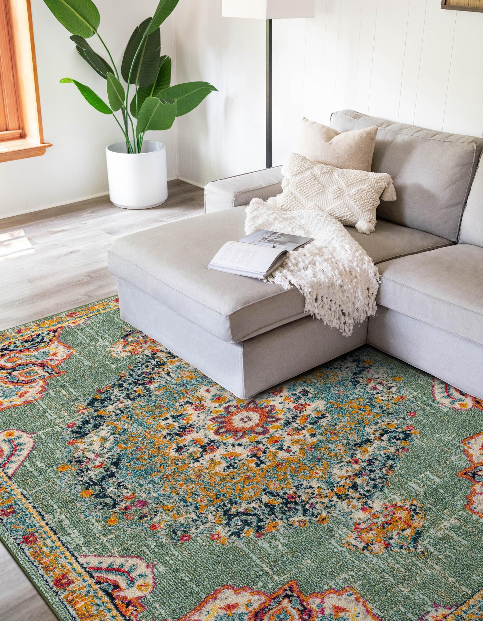 Green 8' x 10' Madeline Rug | Rugs.com