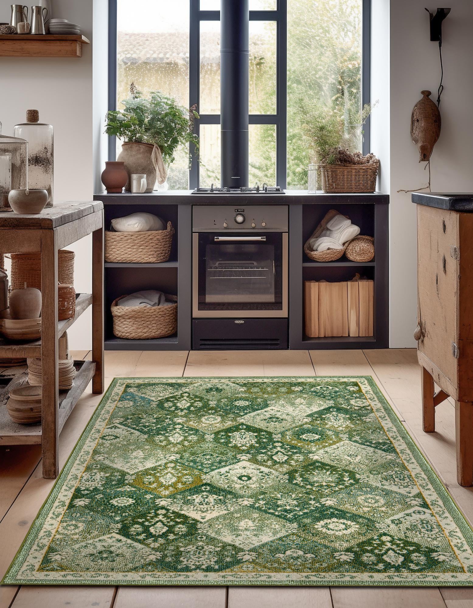 Green 8' x 10' Madeline Rug | Rugs.com