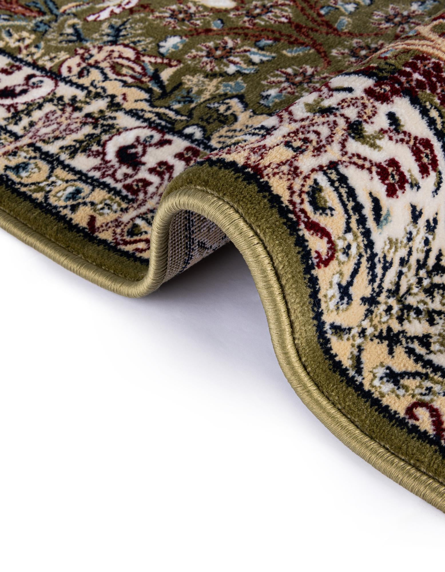 Green 7' 10 x 11' Nain Design Rug | Rugs.com