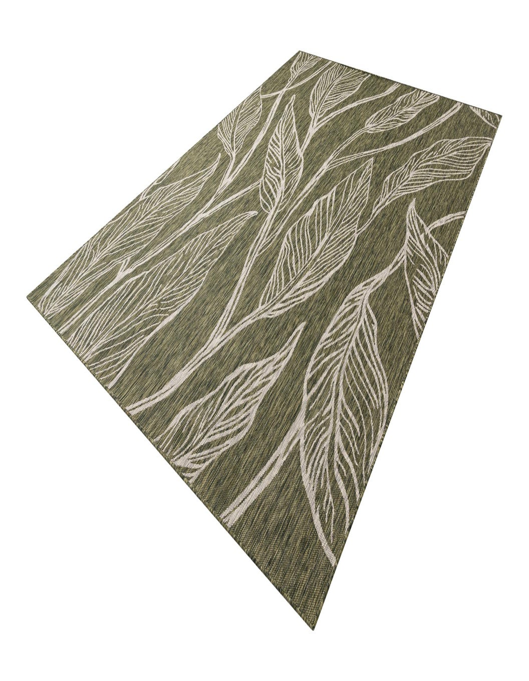 Green 7' 10 x 11' Botanical Indoor / Outdoor Rug | Rugs.com