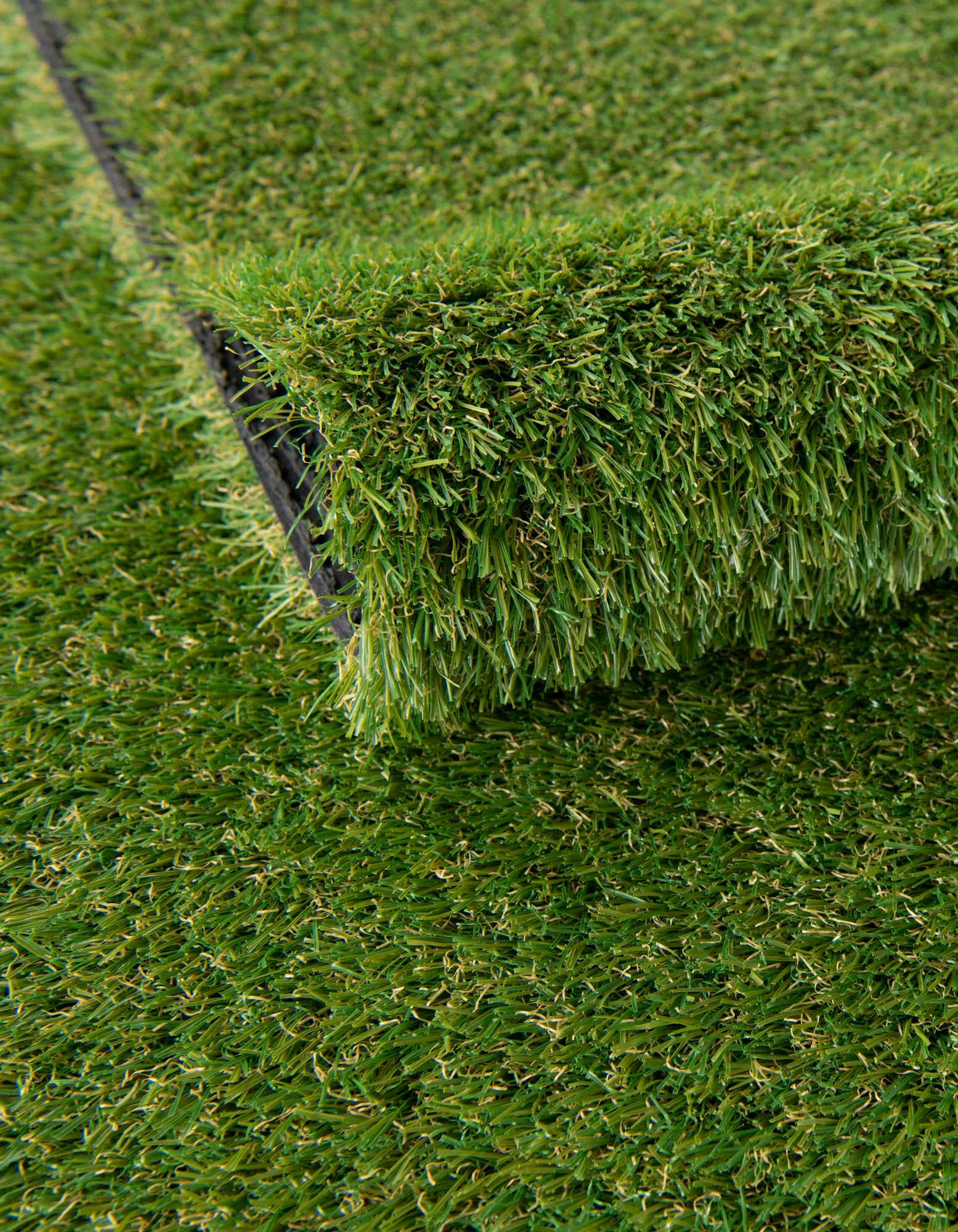 Green 7' 10 x 10' Grass Indoor / Outdoor Rug | Rugs.com