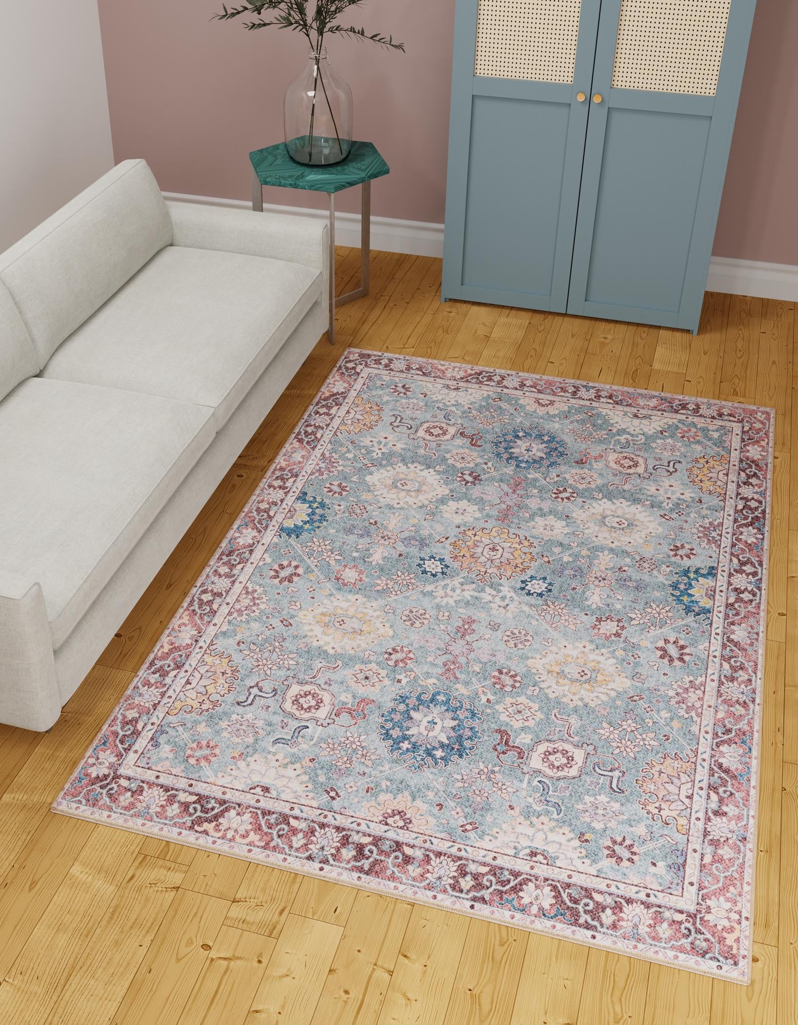 Green 3' 6 x 5' 6 Timeless Rug | Rugs.com