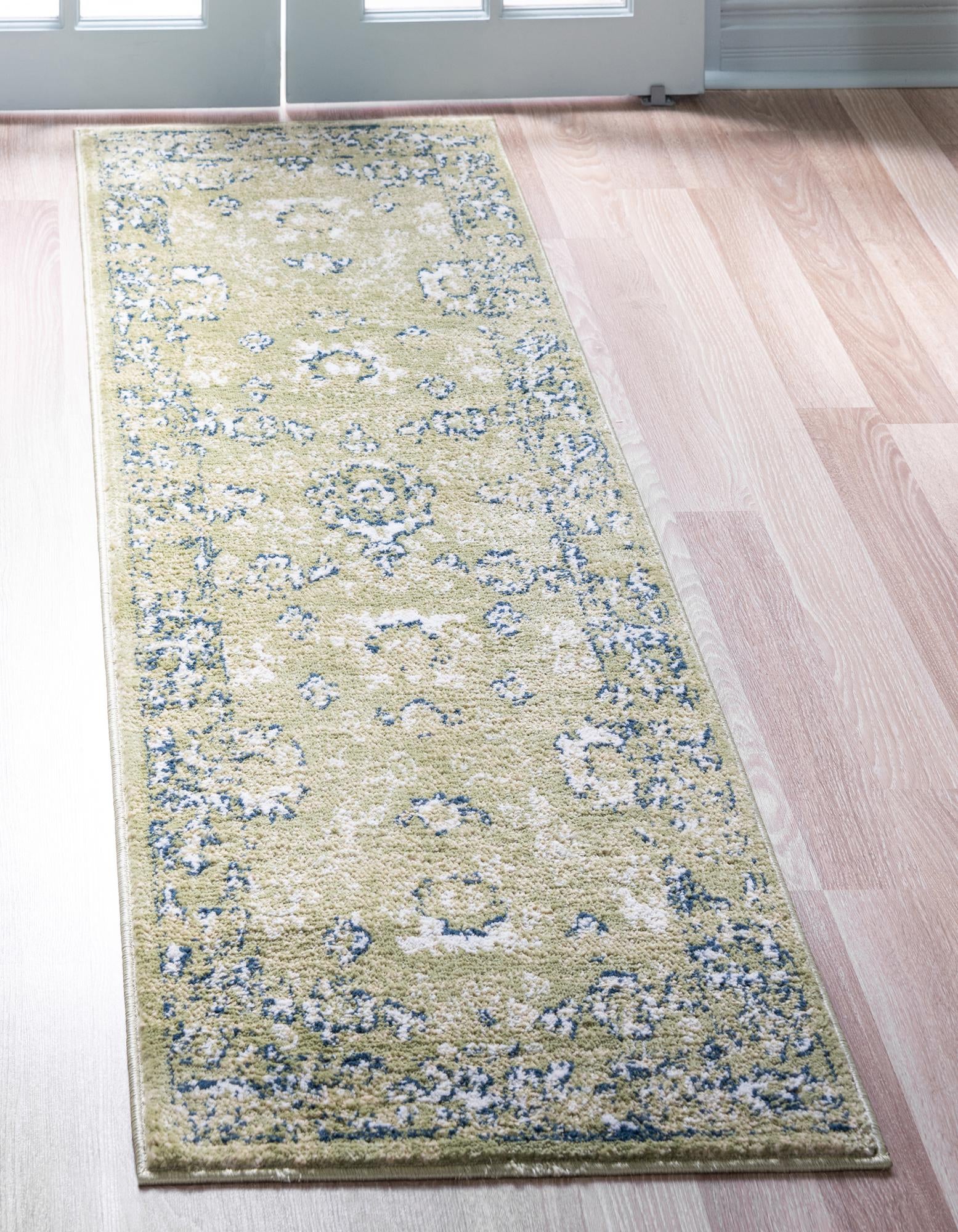 Green 2' 7 x 10' Charleston Runner Rug | Rugs.com