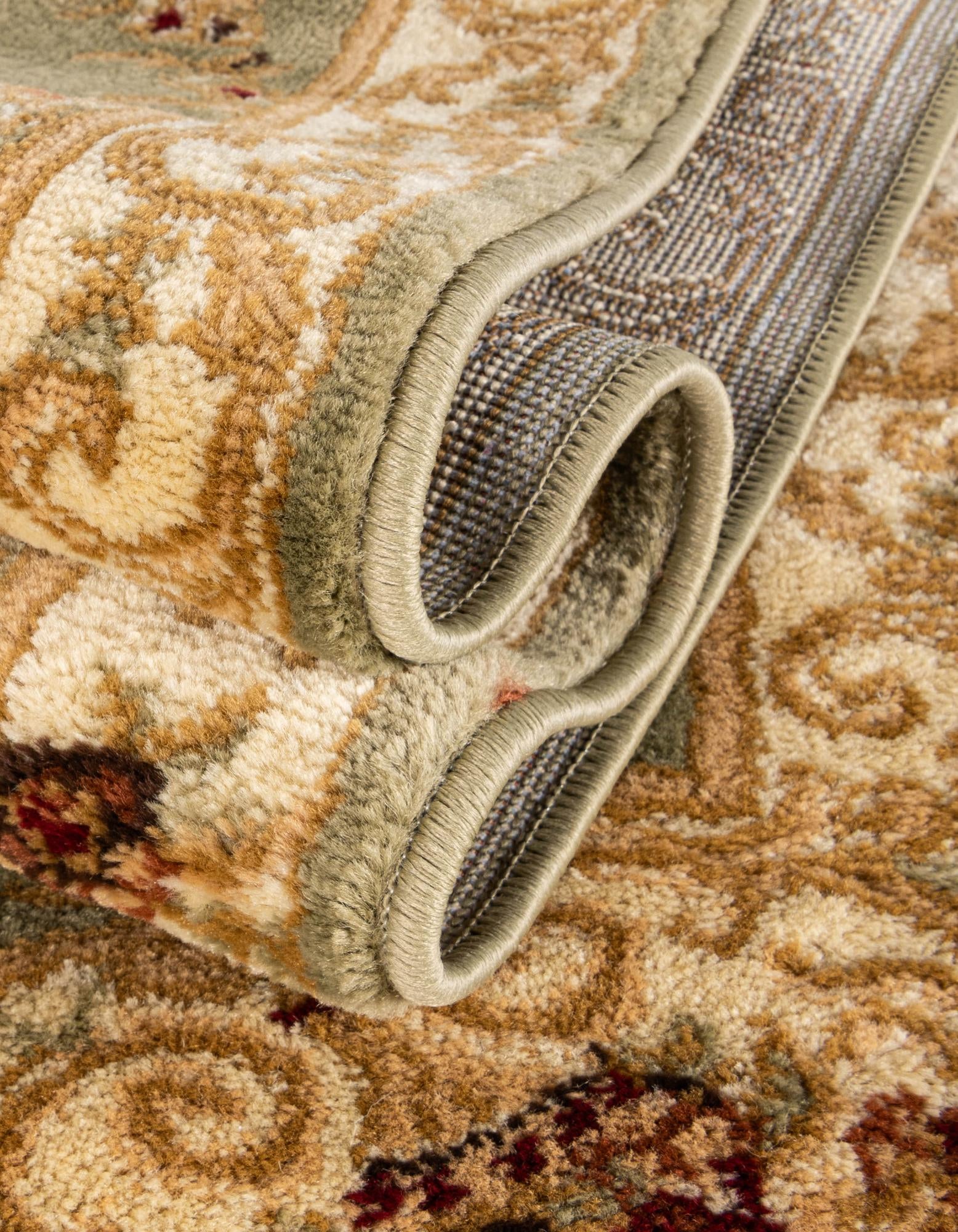 Green 2' 7 x 12' Chateau Runner Rug | Rugs.com