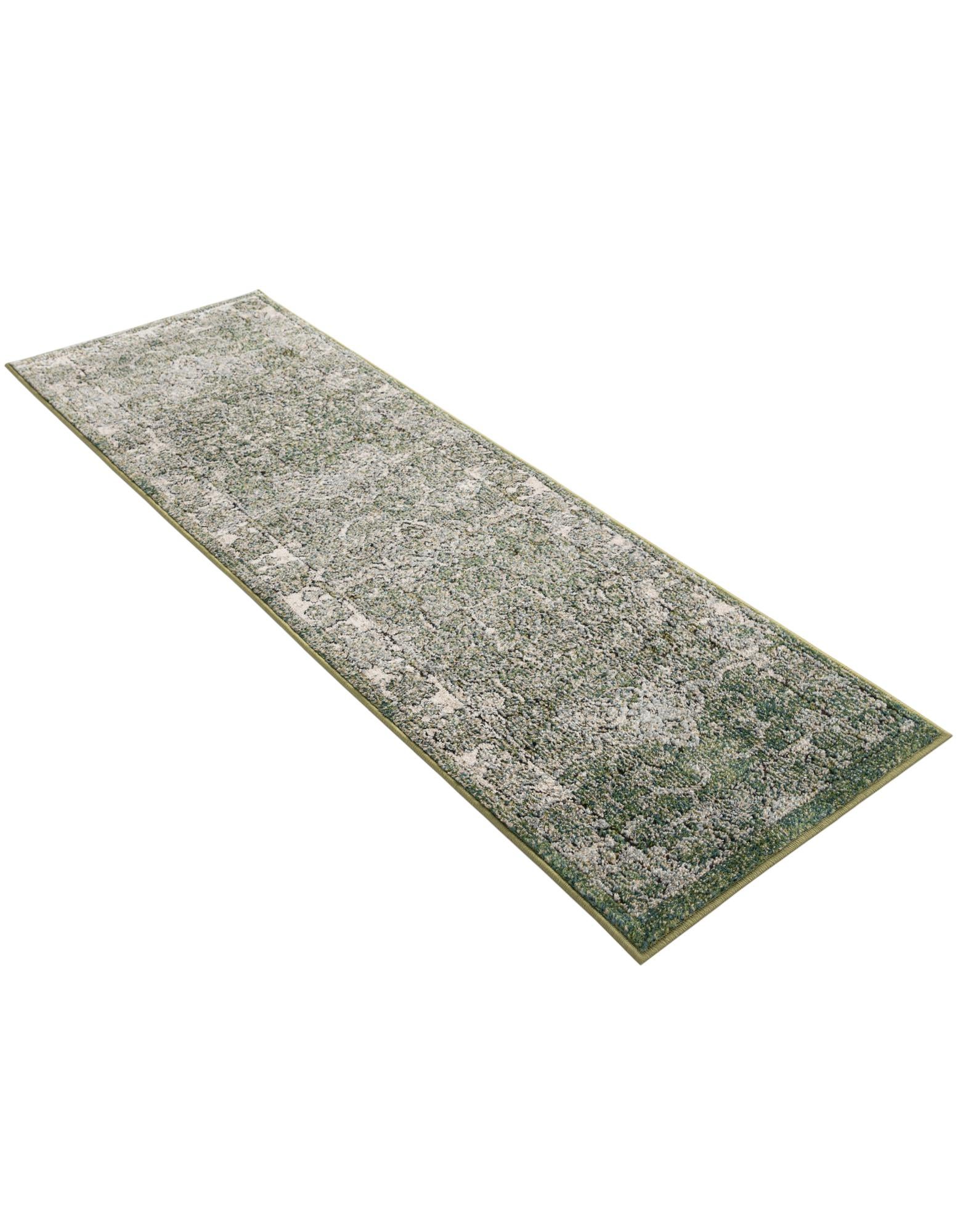 Green 2' x 6' Isabella Runner Rug | Rugs.com