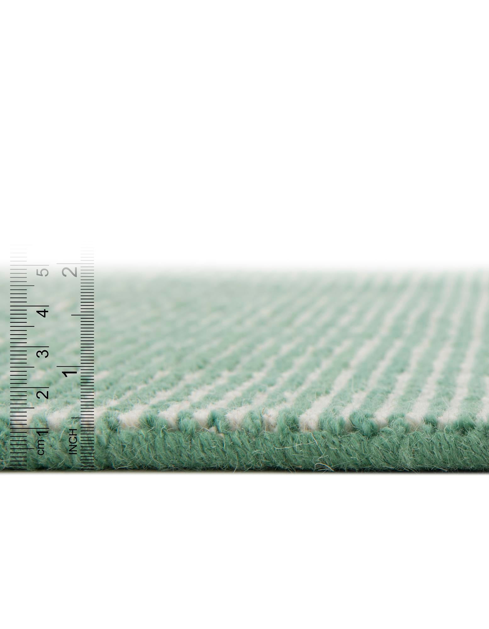 Green 2' 7 x 14' 1 Hand Woven Jill Zarin English Manor Farmhouse Wool ...