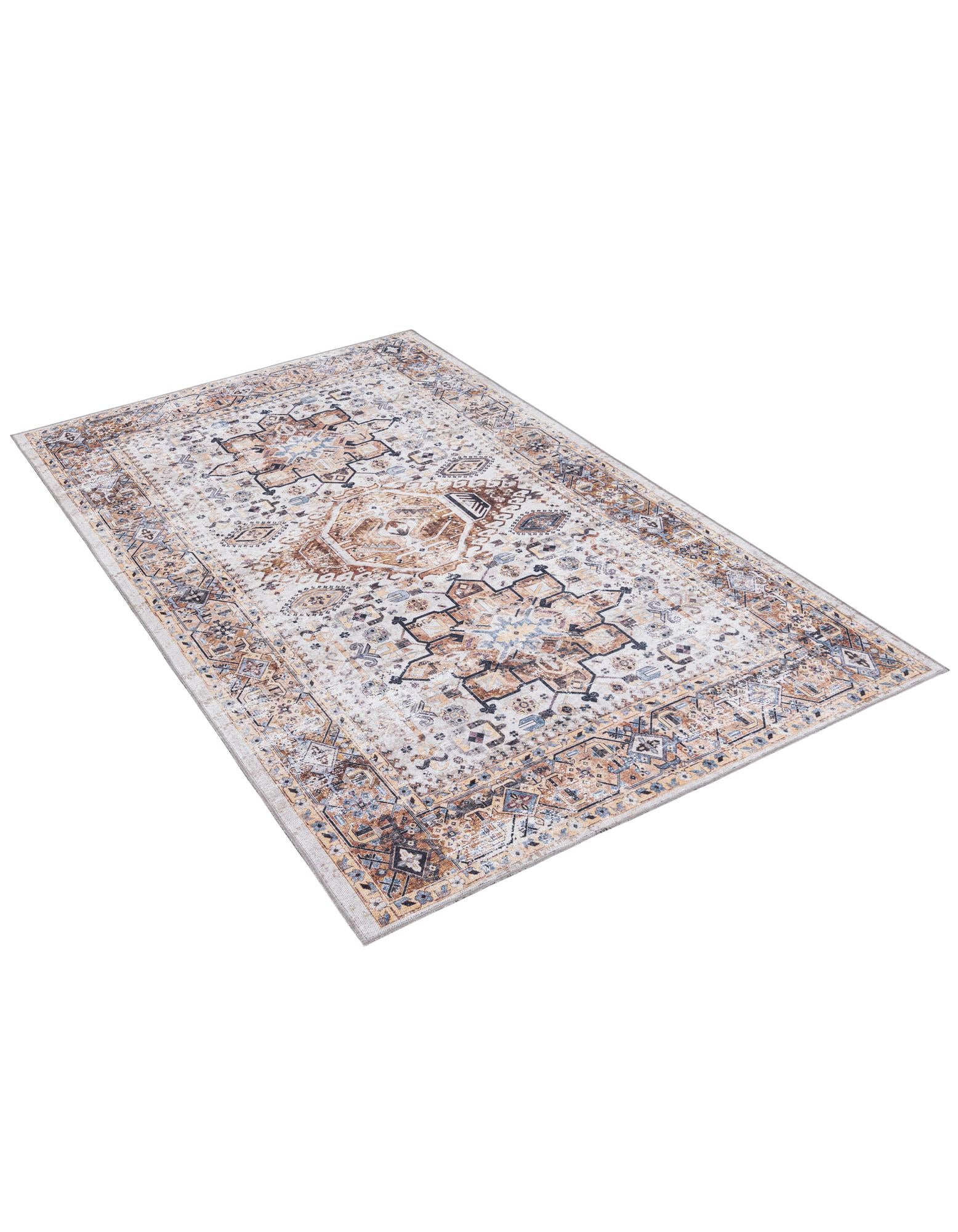 Ivory Almond 6' x 9' Washable Yara Rug | Rugs.com
