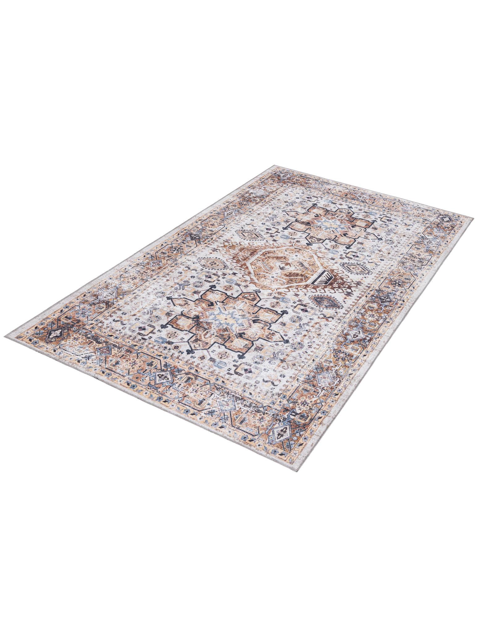 Ivory Almond 6' x 9' Washable Yara Rug | Rugs.com