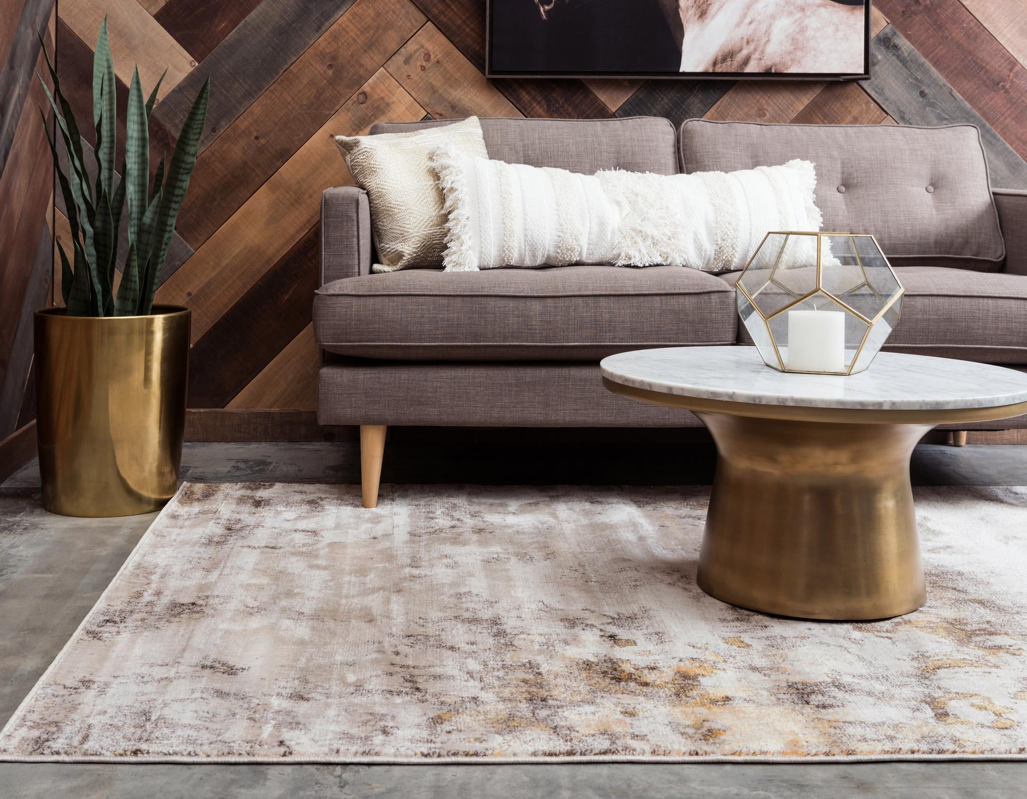 Ivory Beige 4' x 6' Apollo Rug | Rugs.com