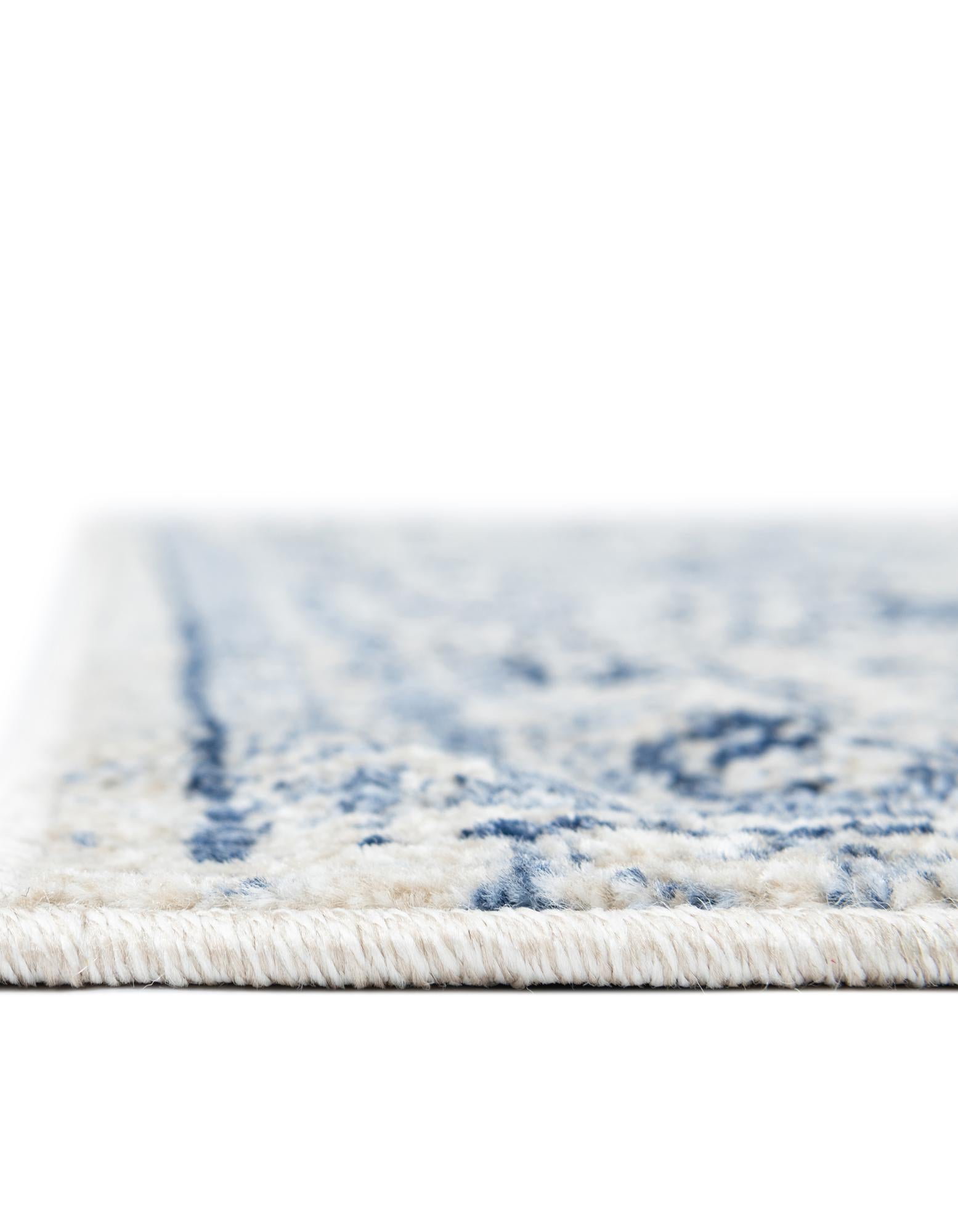 Ivory Blue 9' x 12' Miranda Rug | Rugs.com
