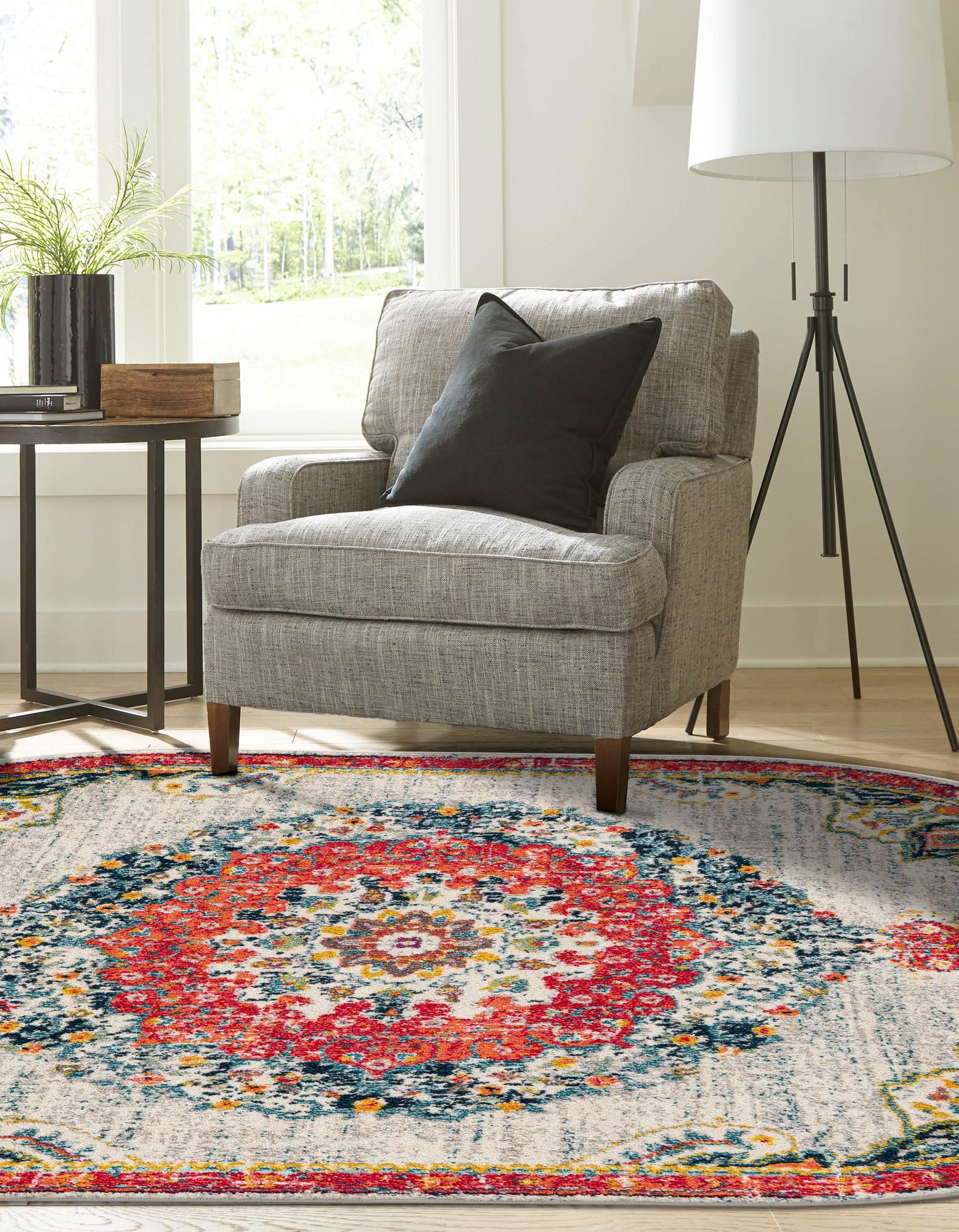 Ivory 4' x 6' Madeline Oval Rug | Rugs.com