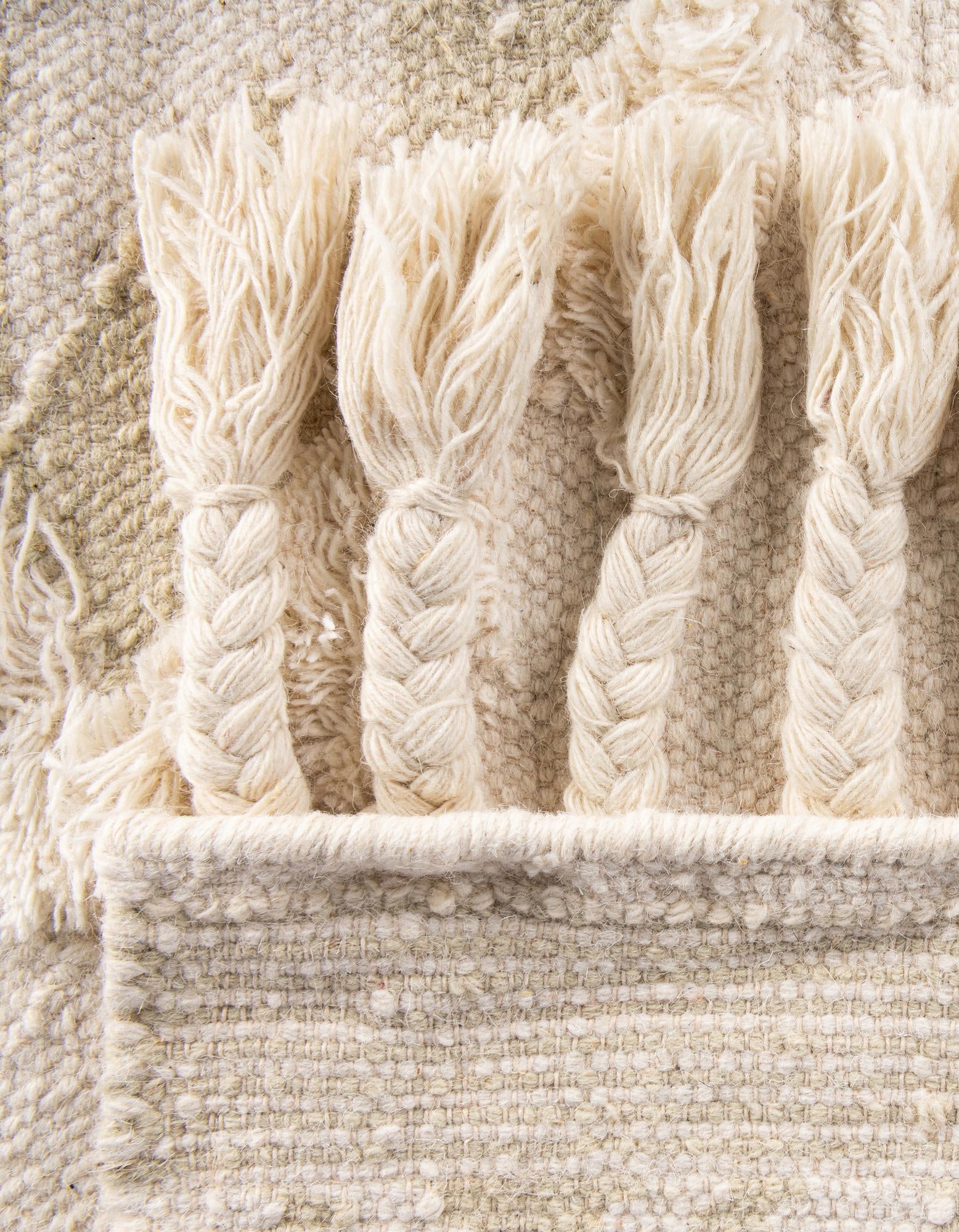 Ivory 5' 1 x 8' Hand Woven Arizona Wool Rug | Rugs.com