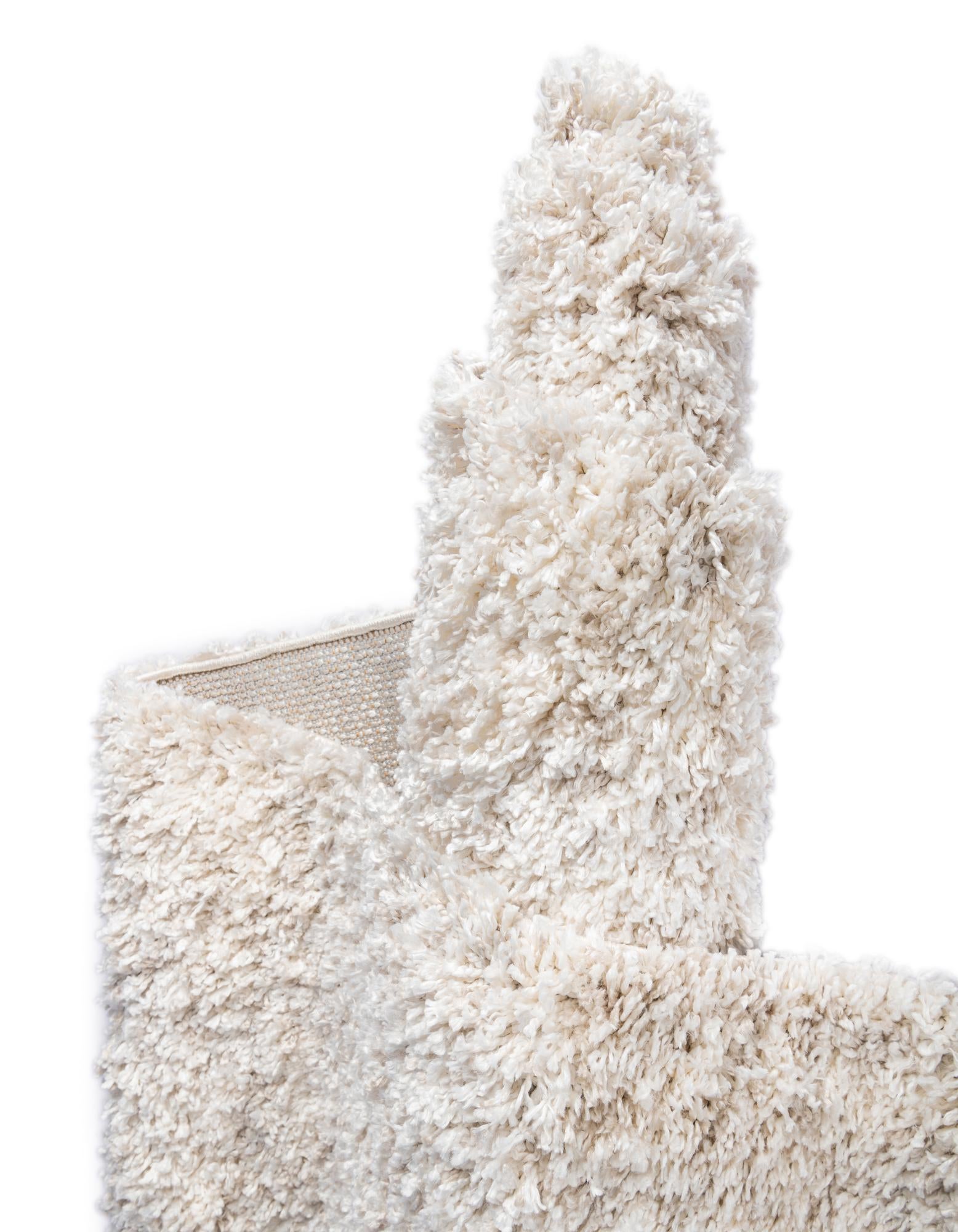 Ivory 5' x 8' Athena Shag Rug | Rugs.com