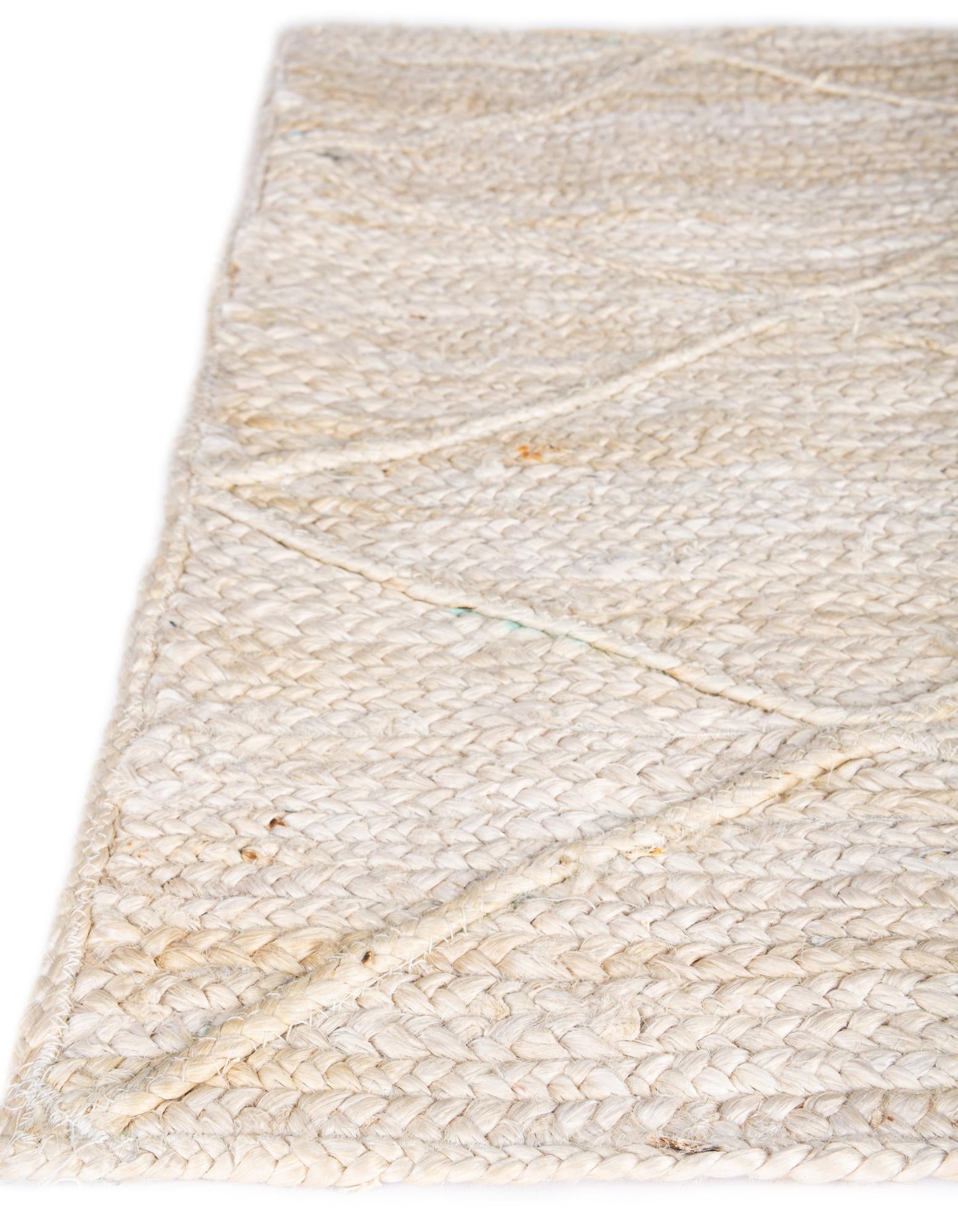 Ivory 8' x 11' Hand Braided Jute Rug | Rugs.com
