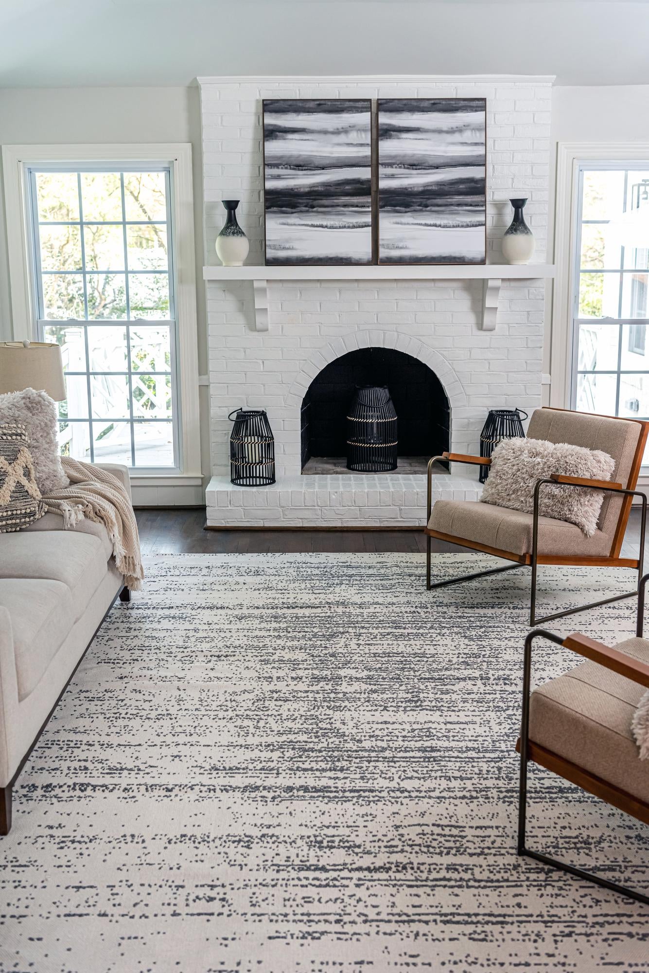 Ivory 8' 5 x 11' 4 Georgia Rug | Rugs.com