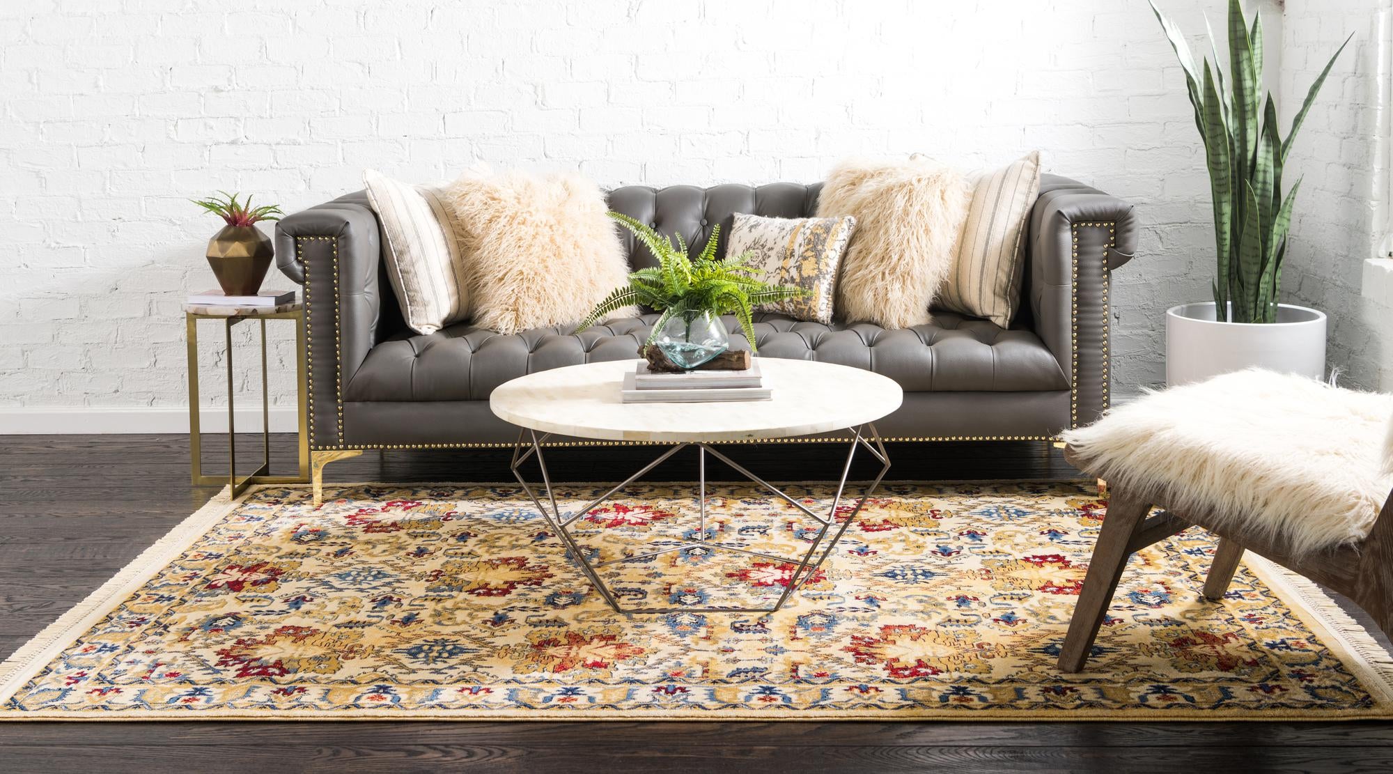 Ivory 9' x 12' Kennedy Rug | Rugs.com