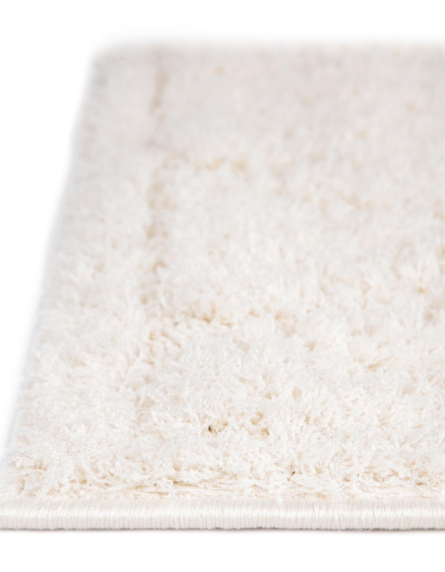 Ivory 8' x 10' Lattice Shag Rug | Rugs.com