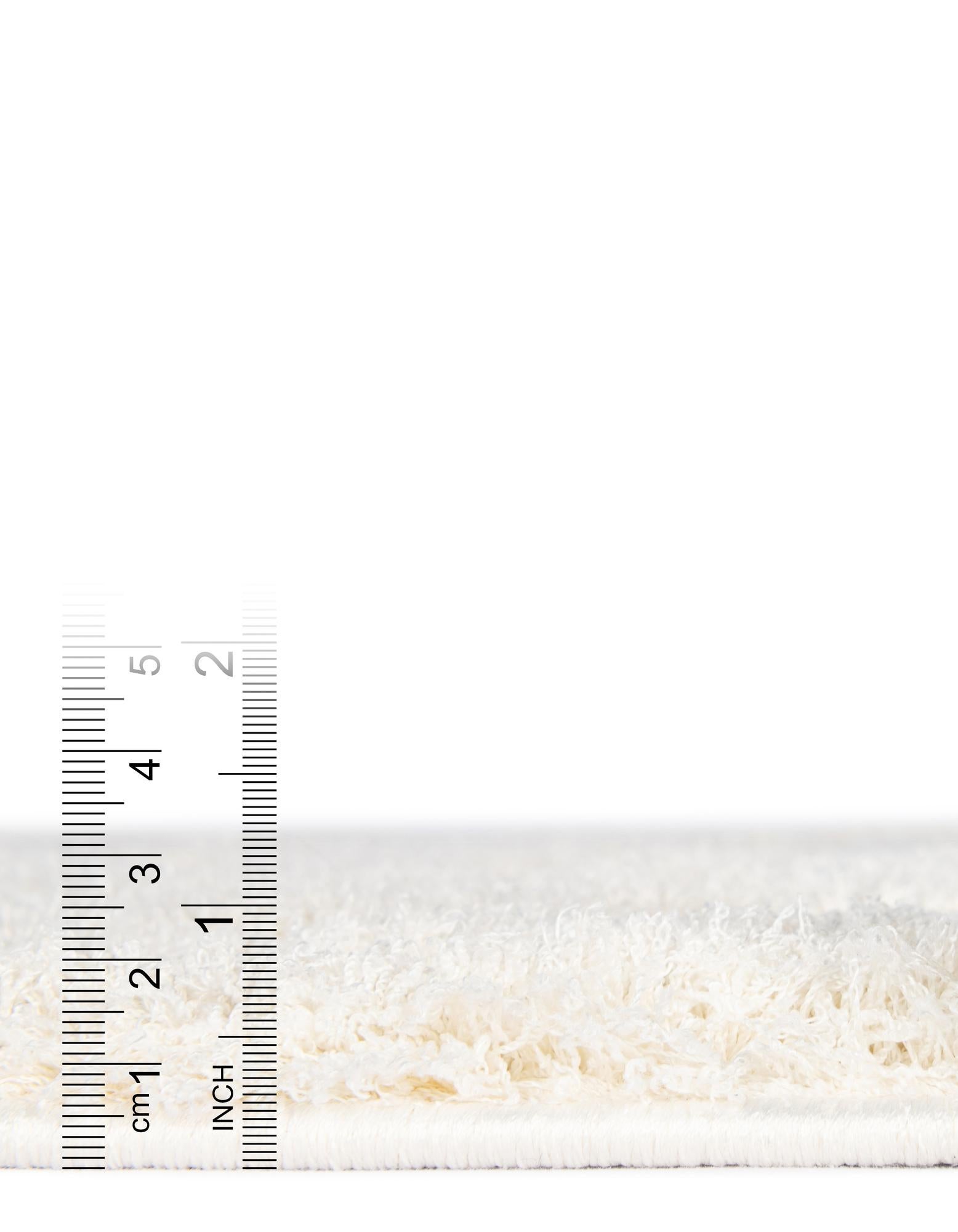 Ivory 8' x 10' Lattice Shag Rug | Rugs.com