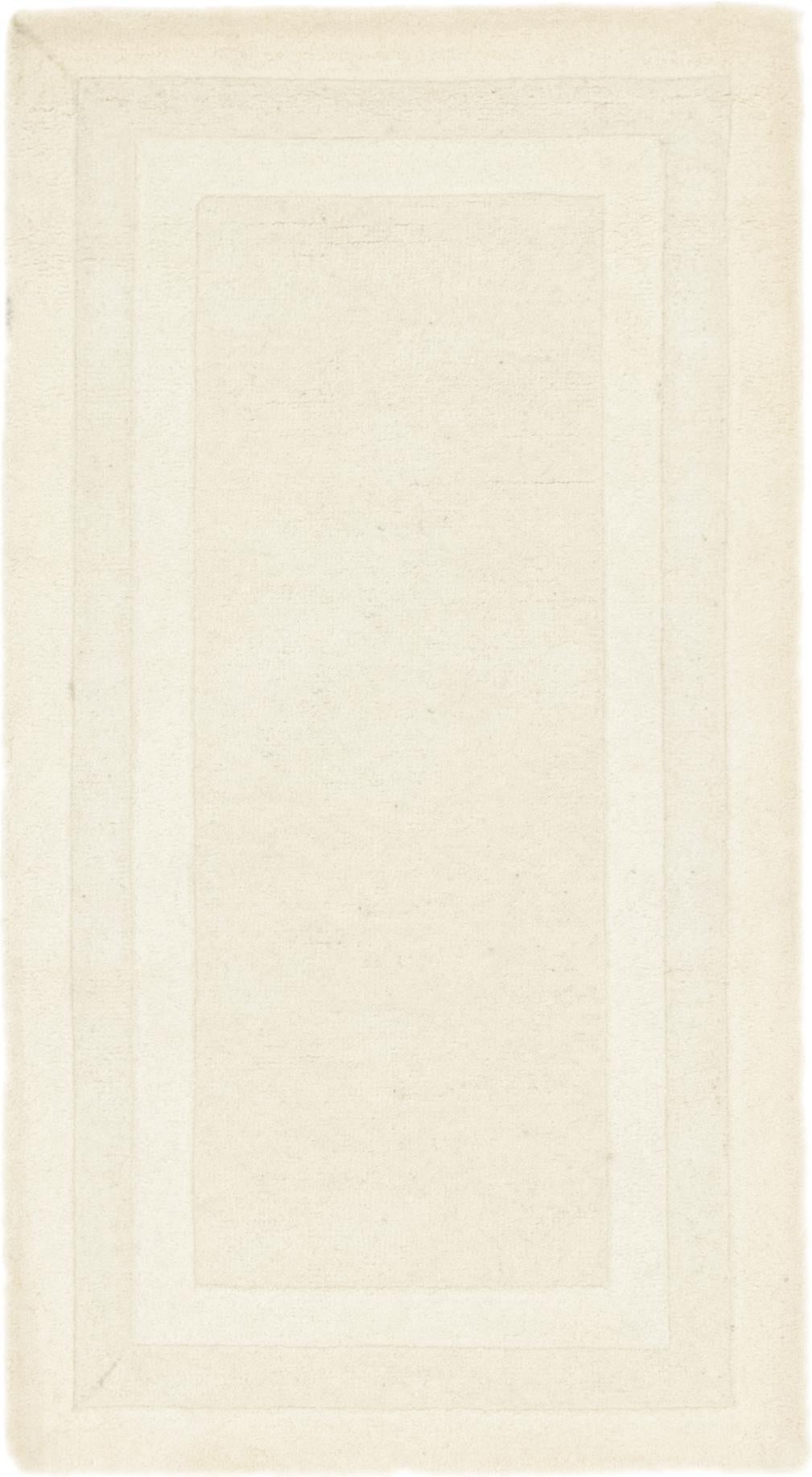 Ivory 2' 9 x 5' Luna Wool Rug | Rugs.com