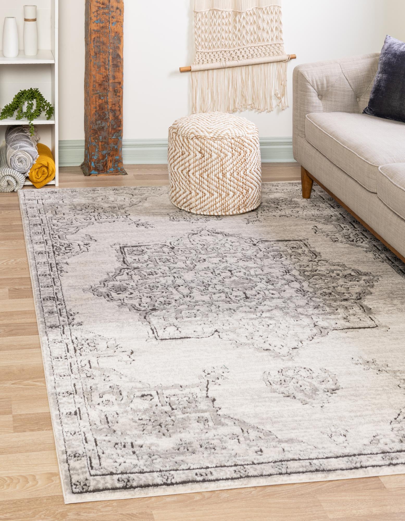 Ivory 7' 10 x 10' Nyla Rug | Rugs.com