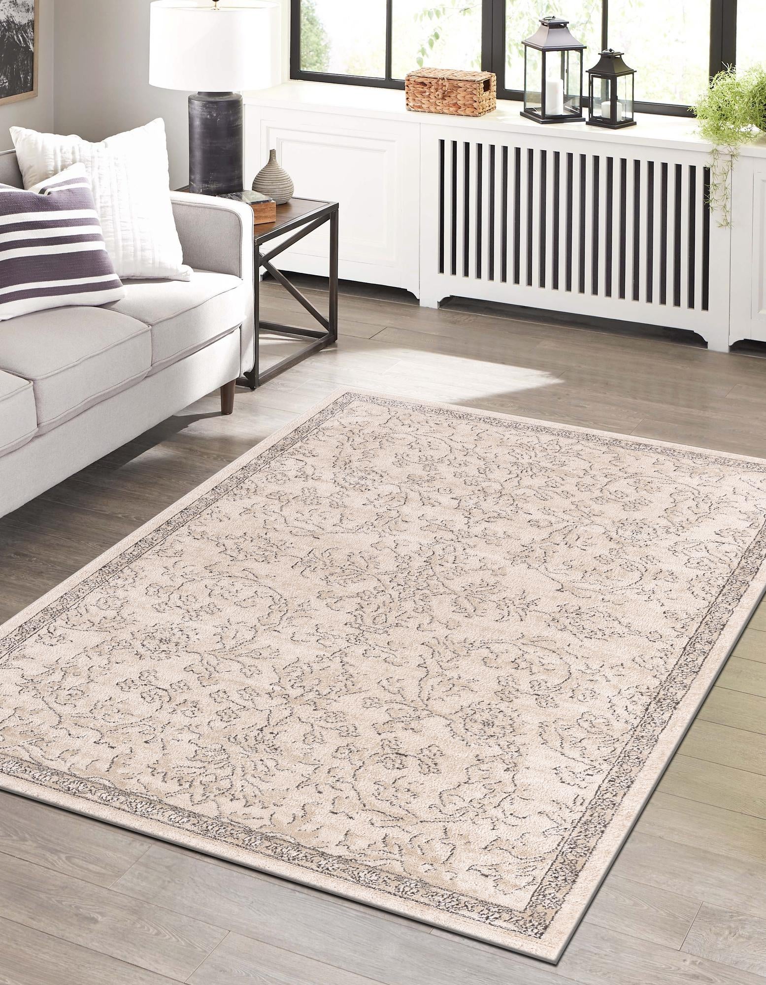 Ivory 5' x 8' Oregon Rug | Rugs.com