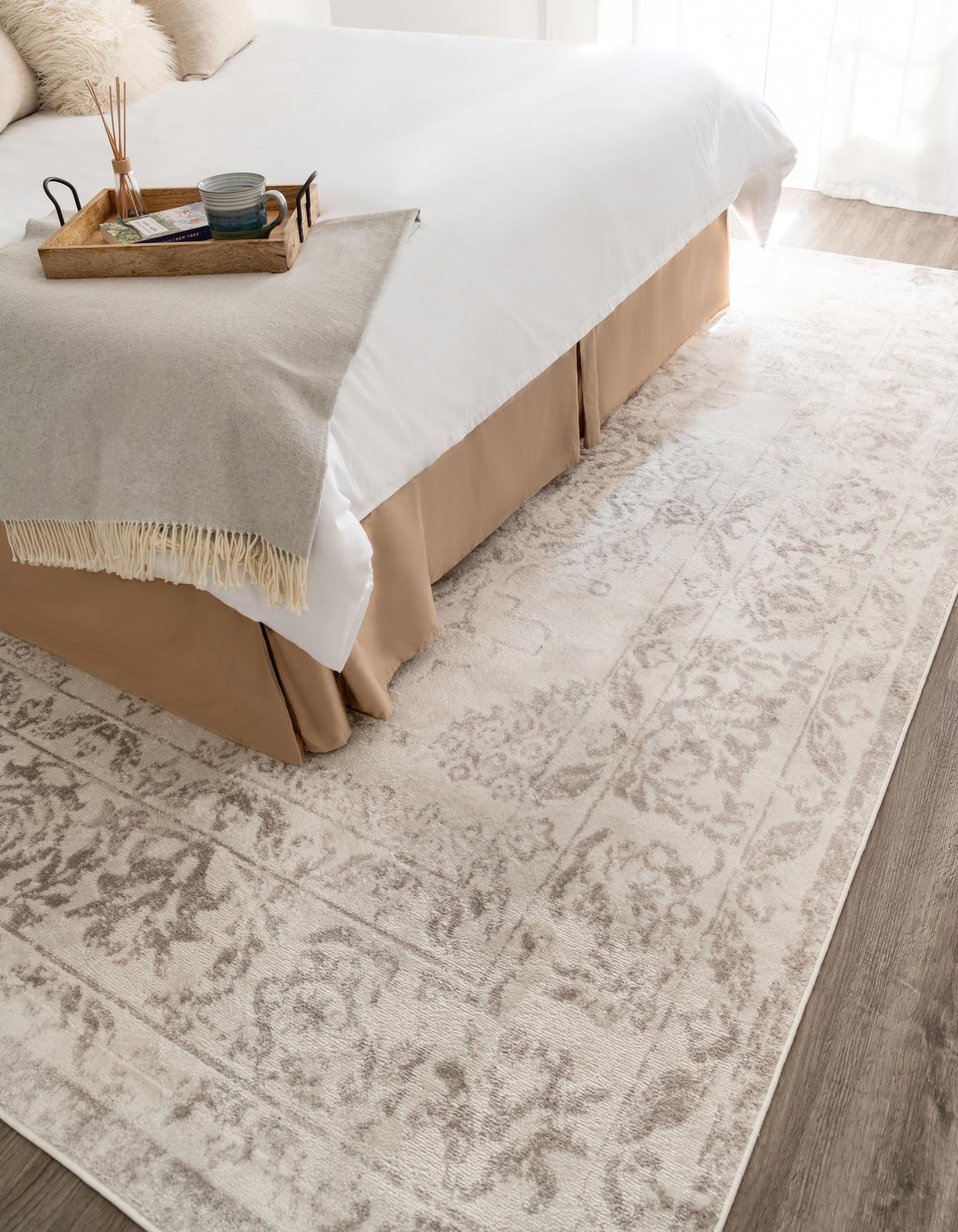 Ivory 9' x 12' Oxford Rug | Rugs.com