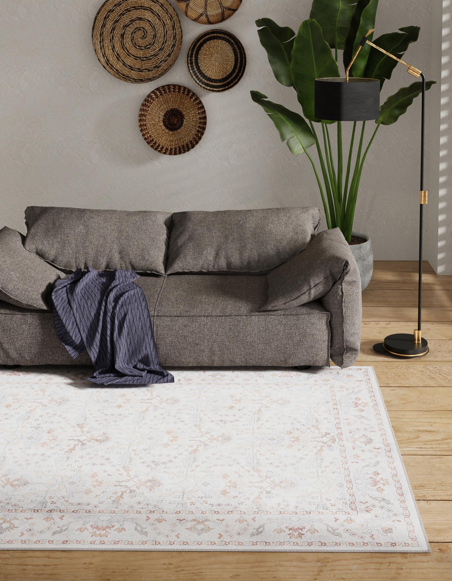 Ivory 4' 1 x 6' 1 Timeless Rug | Rugs.com