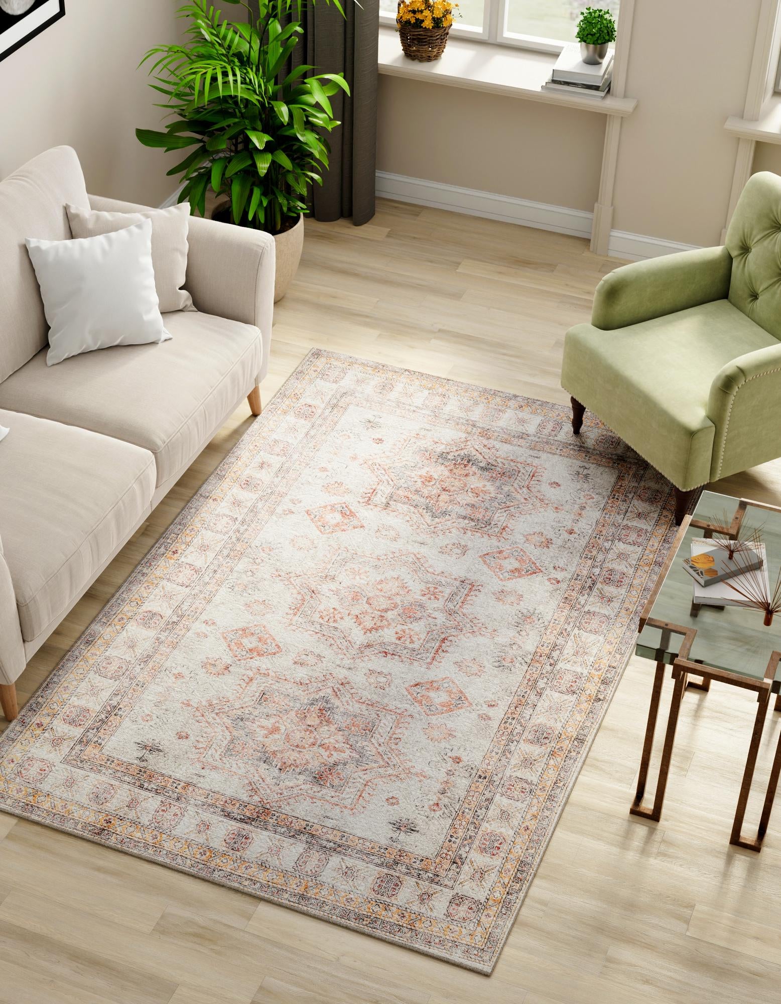 Ivory 2' x 3' 1 Timeless Rug | Rugs.com