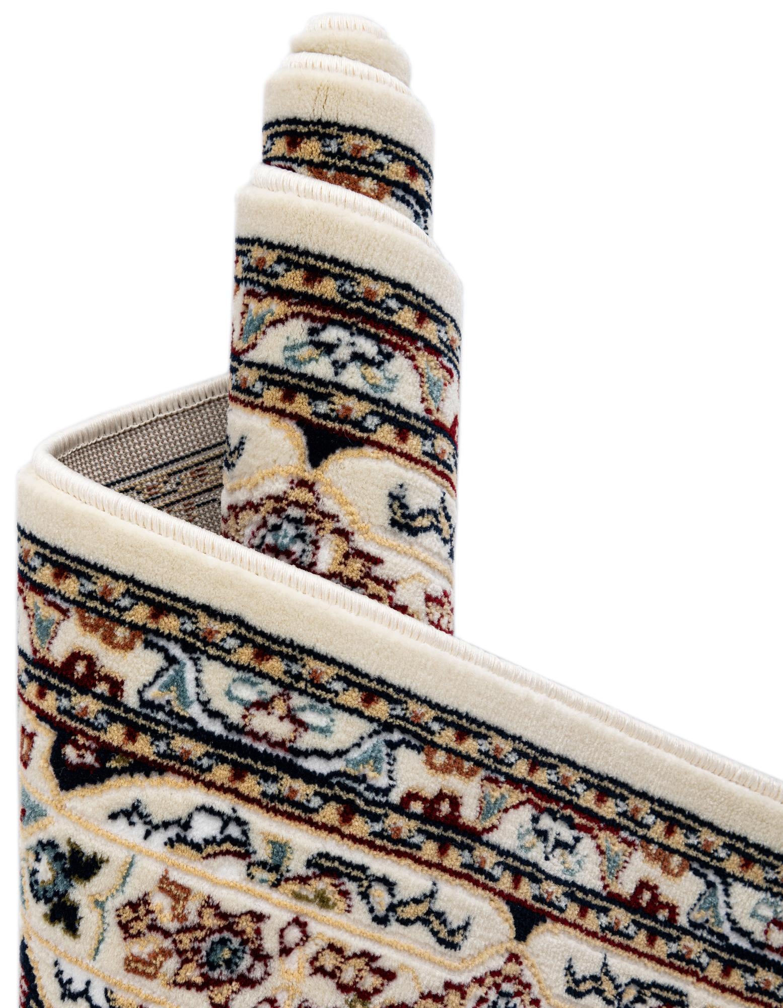 Ivory 10' x 10' Nain Design Round Rug | Rugs.com