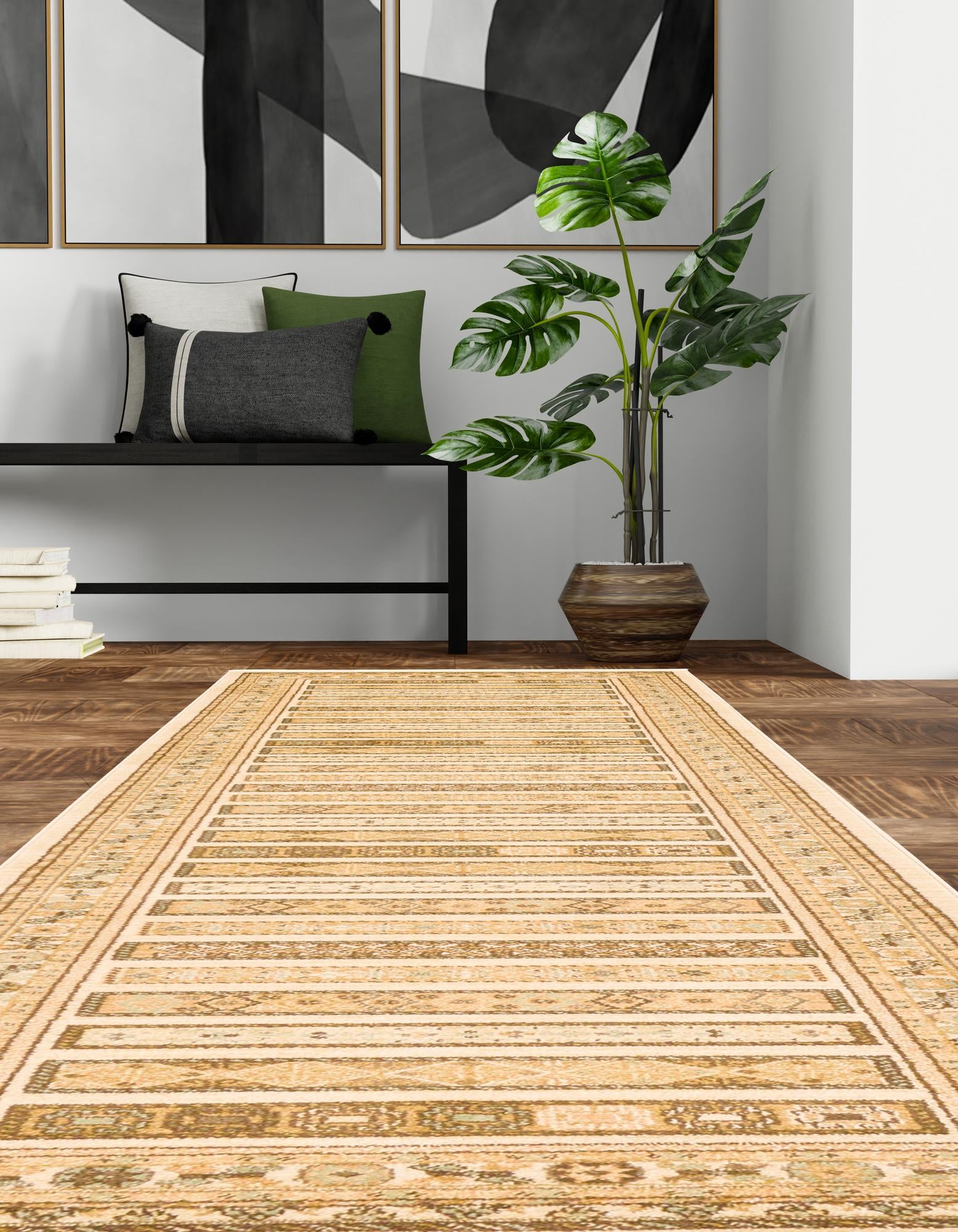 Ivory 2' 7 x 10' Kashkuli Gabbeh Runner Rug | Rugs.com