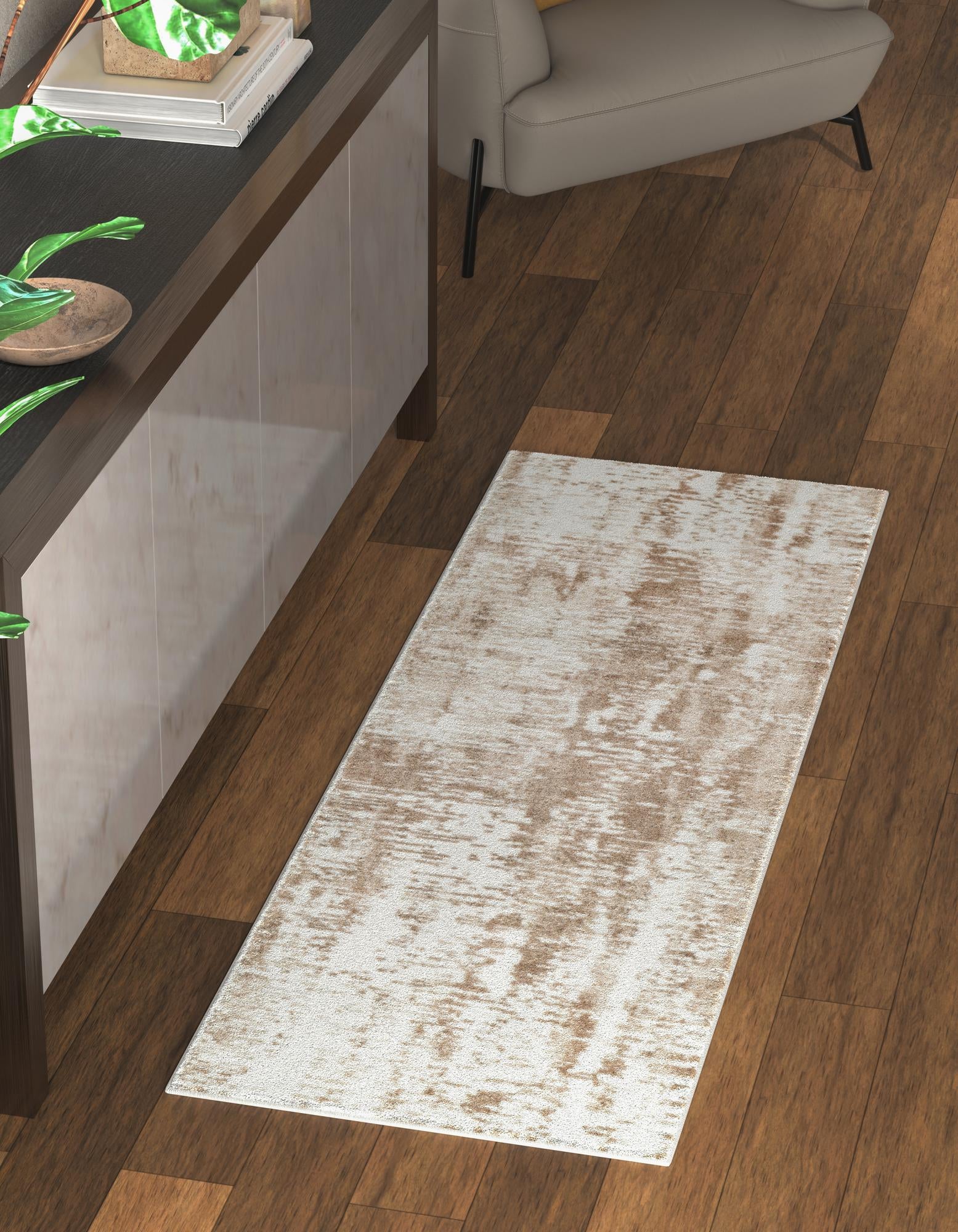 Ivory 2' 7 x 8' Laguna Runner Rug | Rugs.com