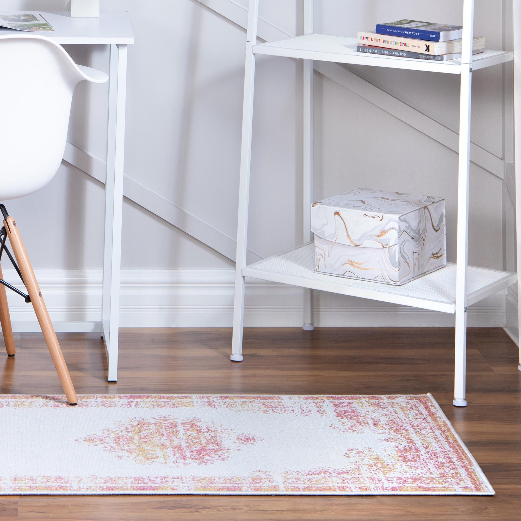 Ivory 2' 7 x 10' Lucerne Runner Rug | Rugs.com