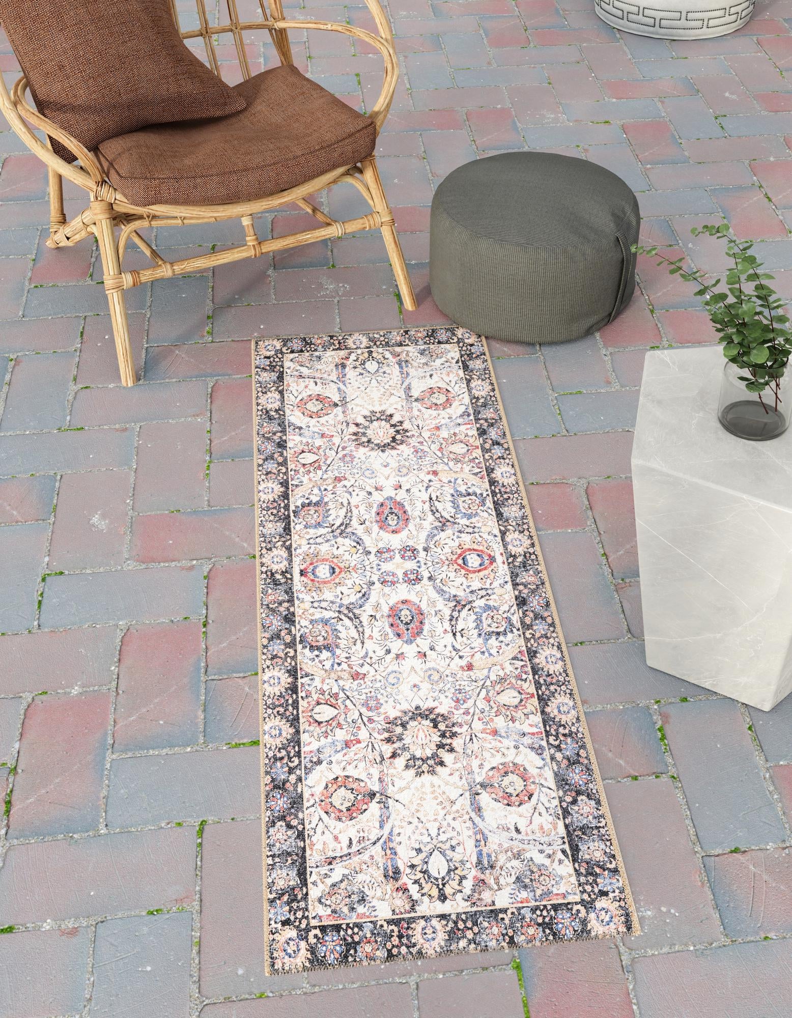 Ivory 2' 7 x 10' Timeless Runner Rug | Rugs.com