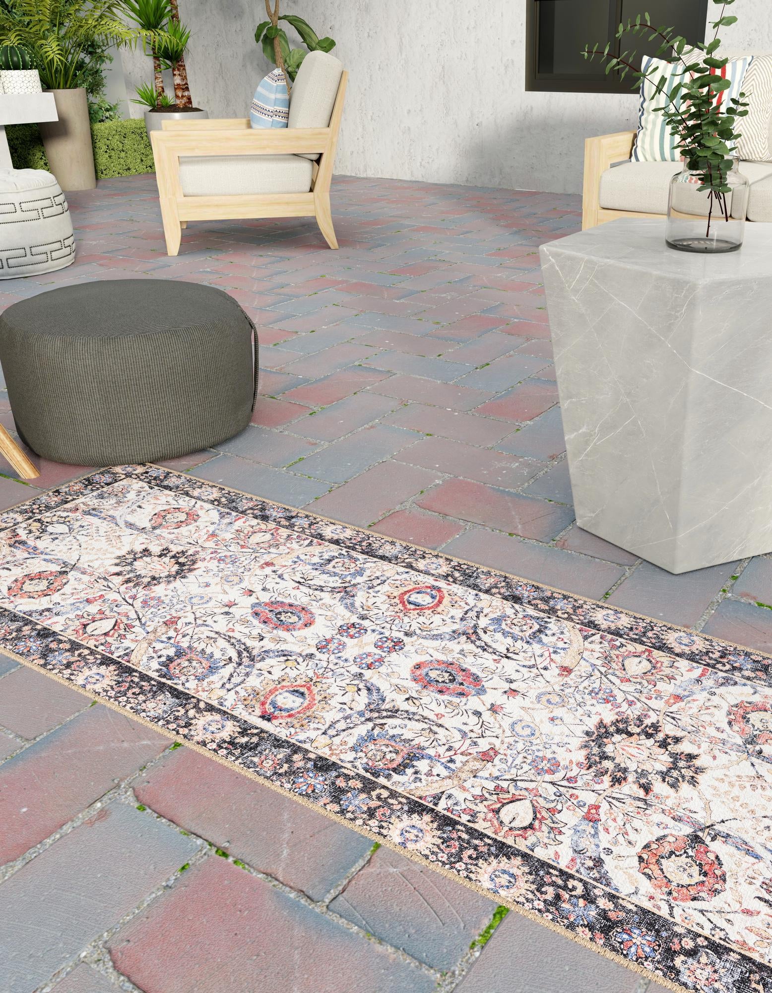 Ivory 2' 7 x 10' Timeless Runner Rug | Rugs.com