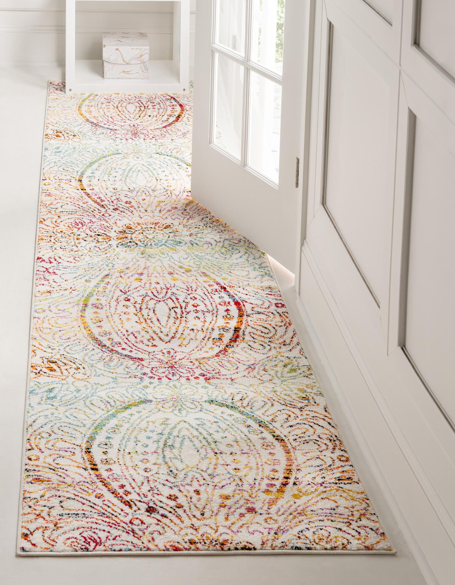 Multicolor 2' x 6' Tuscany Runner Rug | Rugs.com