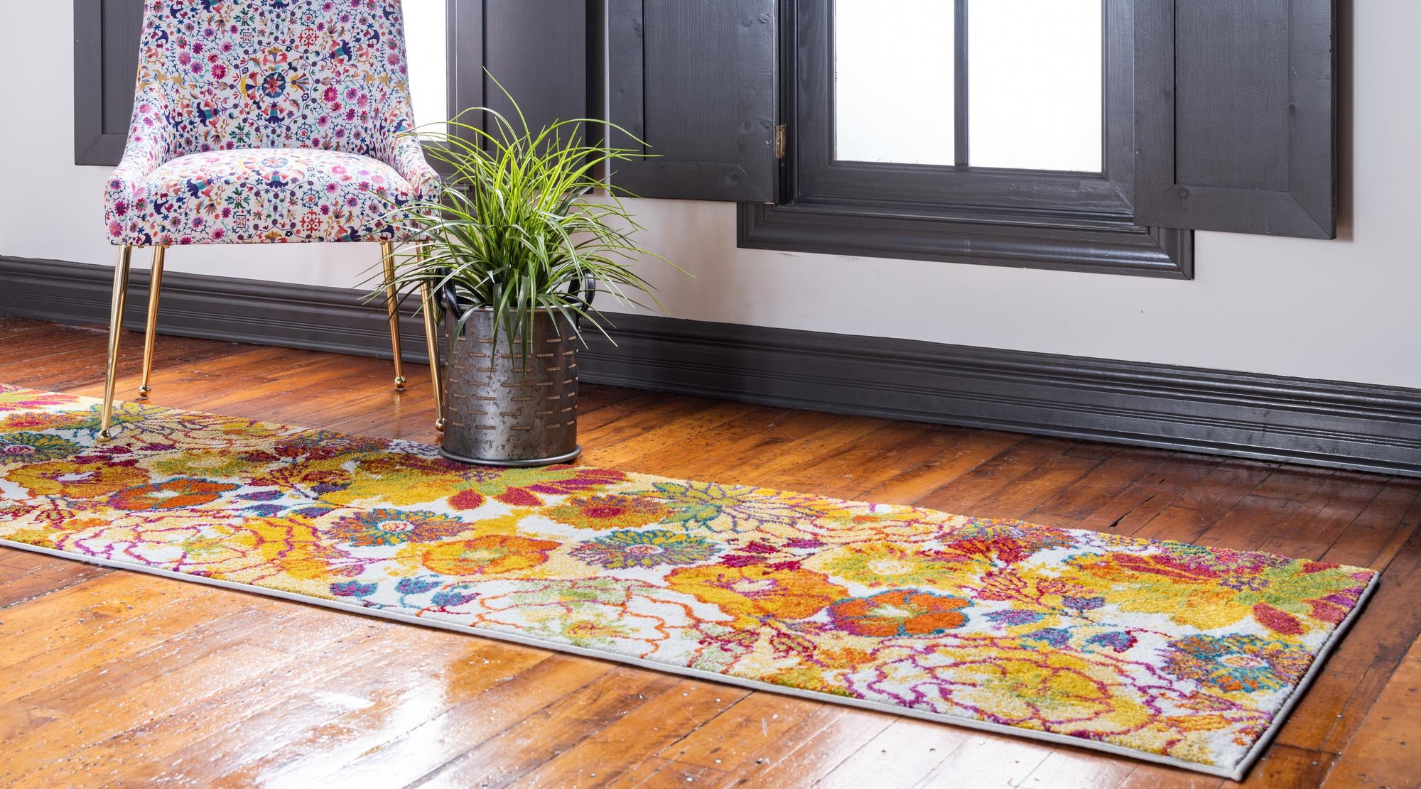 Ivory 2' x 6' Tuscany Runner Rug | Rugs.com