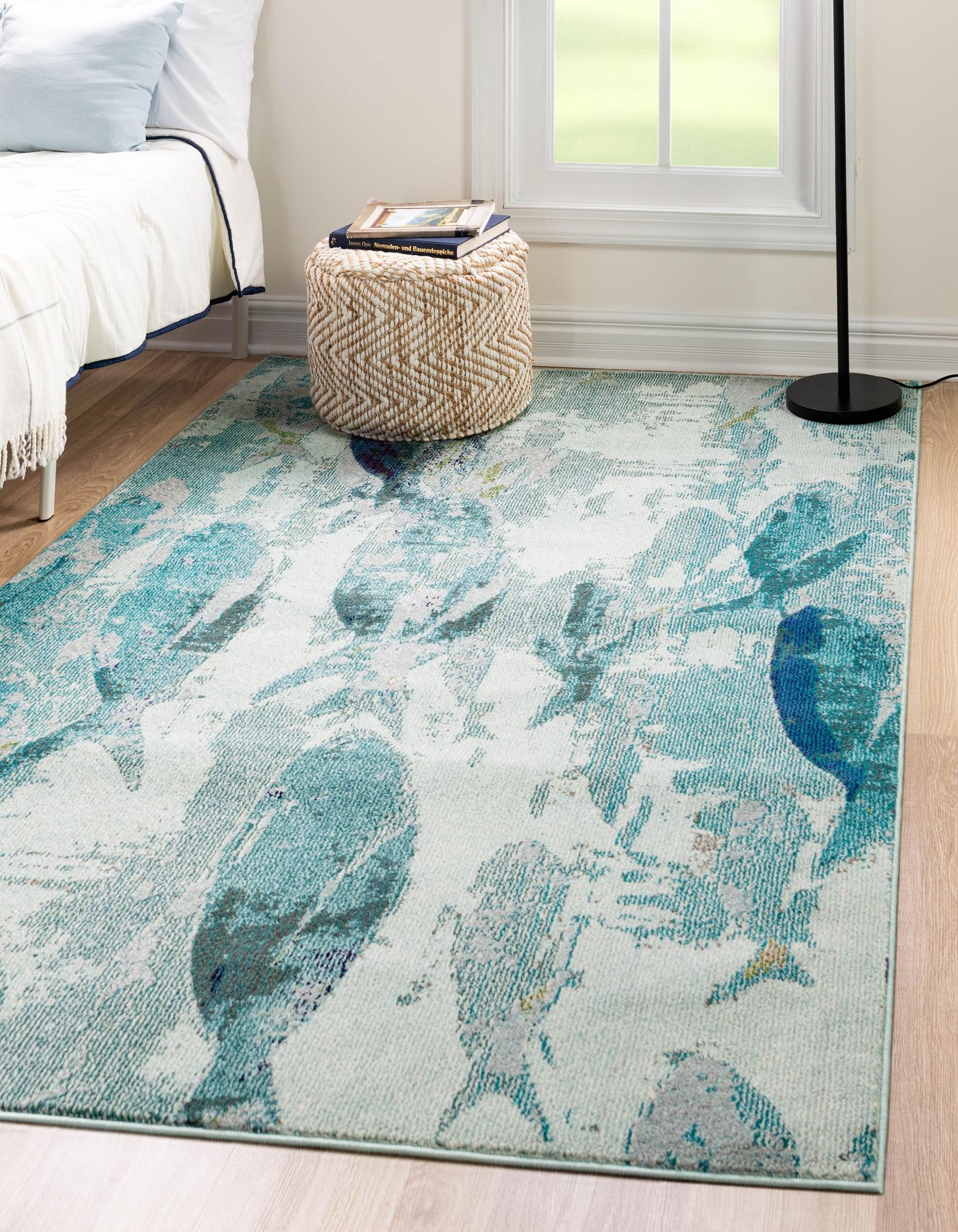 Light Blue 5' x 8' Amalfi Rug | Rugs.com