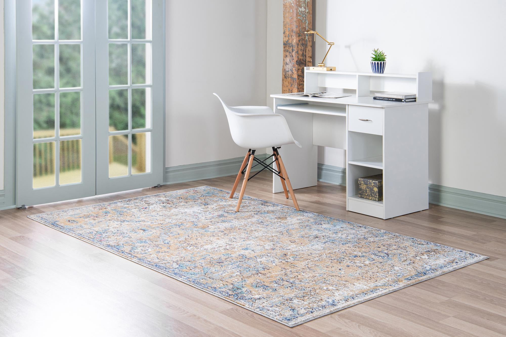 Light Blue 9' x 12' 2 Charlotte Rug | Rugs.com