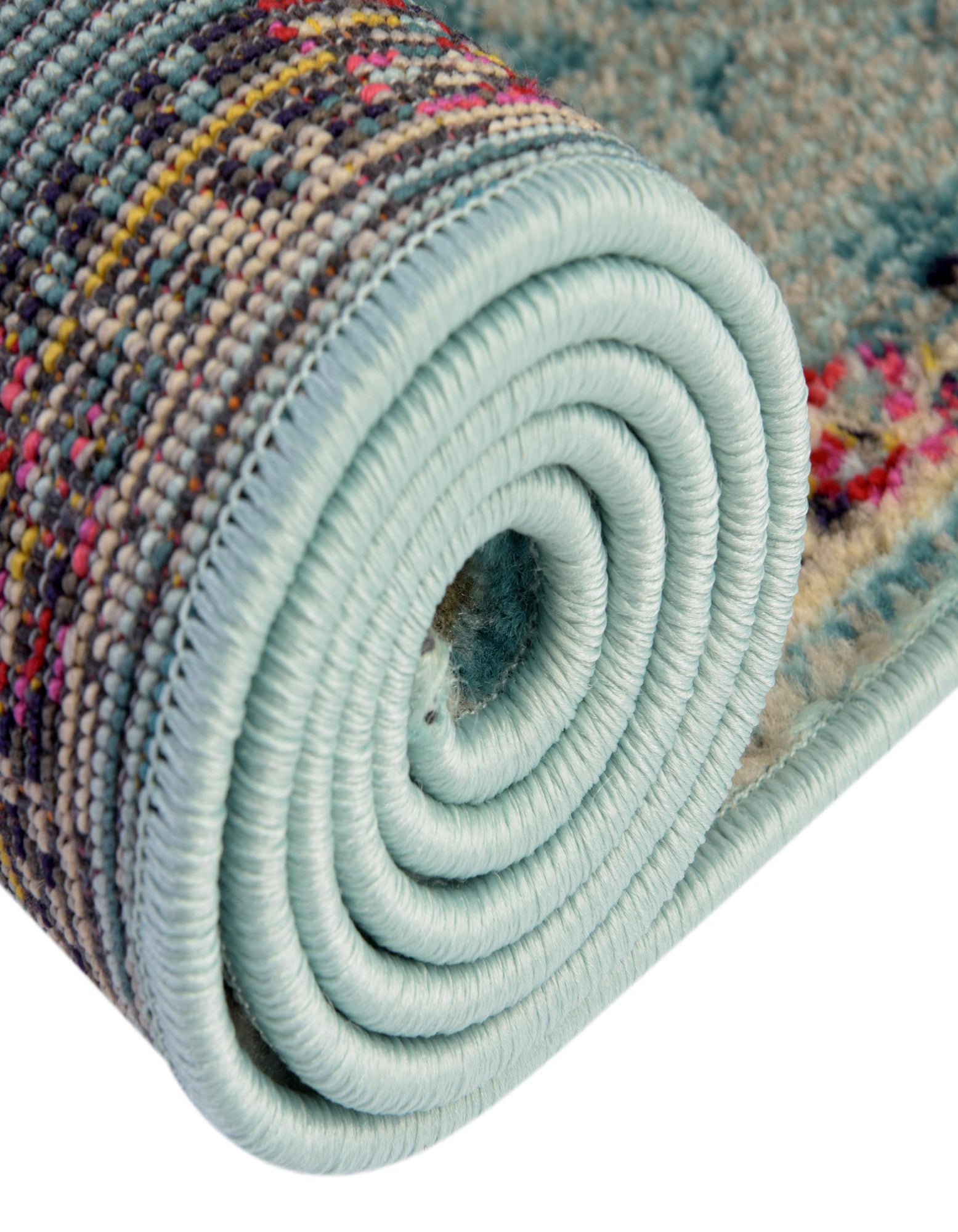 Light Blue 3' 3 x 5' 3 Fleur Rug | Rugs.com