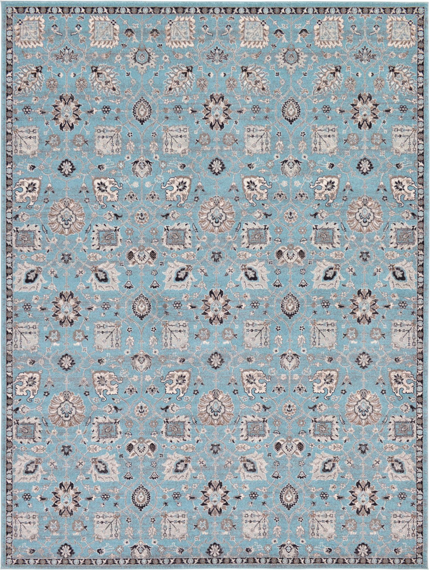 Light Blue 9' x 12' 2 Legacy Rug | Rugs.com